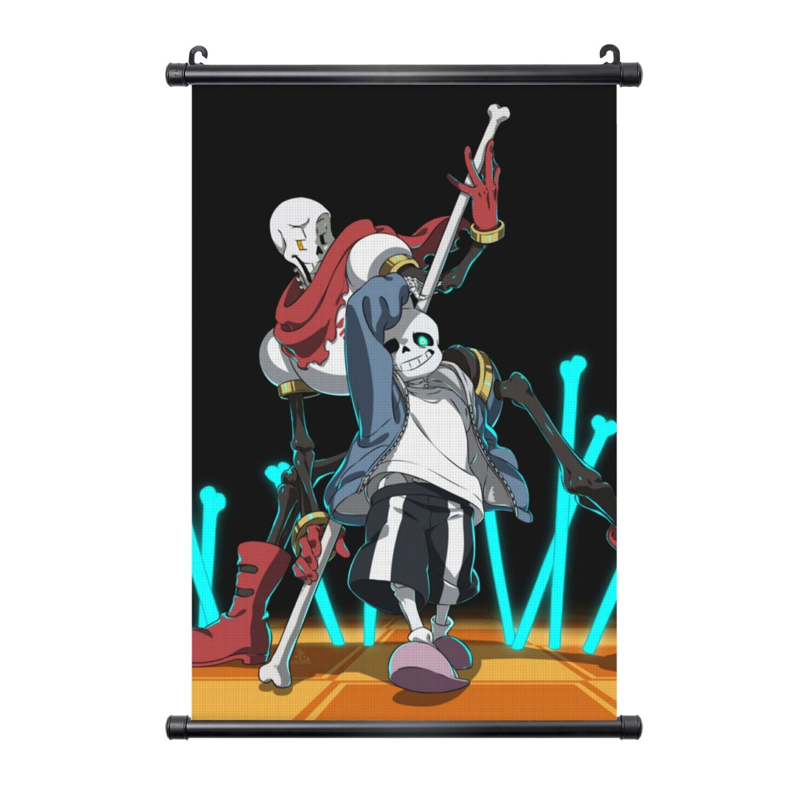 Undertale Sans Poster Aesthetic Canvas PVC Shaft Wall Art Hanging ...