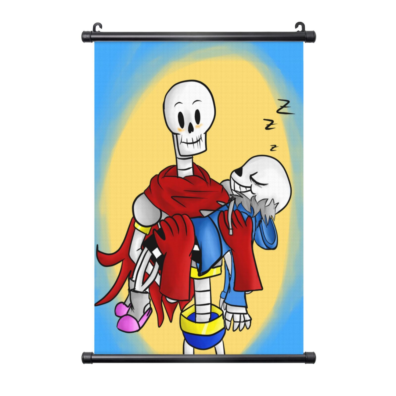 Undertale Sans Poster Aesthetic Canvas PVC Shaft Wall Art Hanging ...