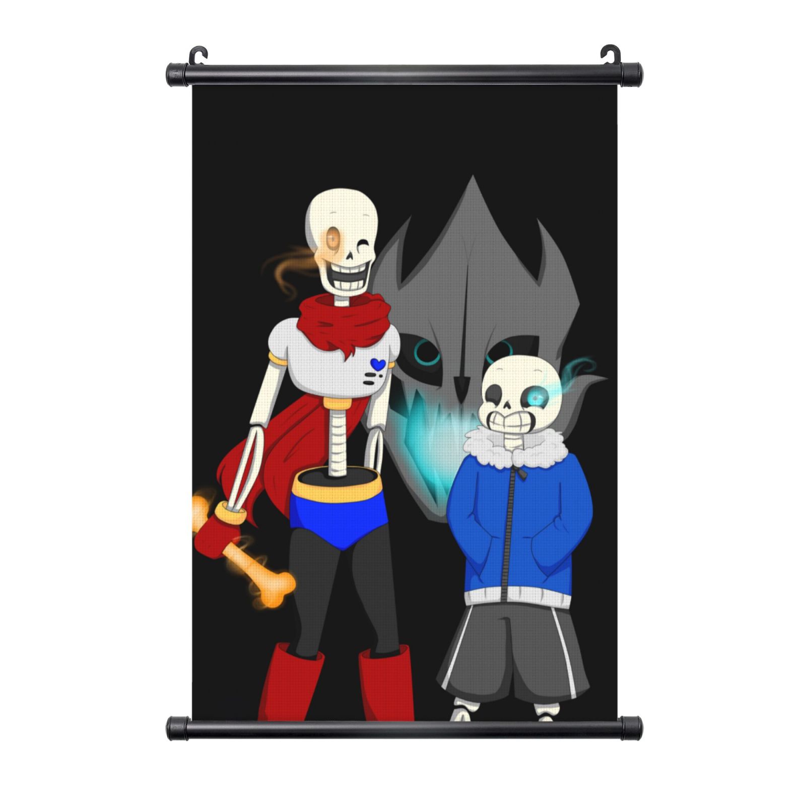 Undertale Sans Poster Aesthetic Canvas PVC Shaft Wall Art Hanging ...