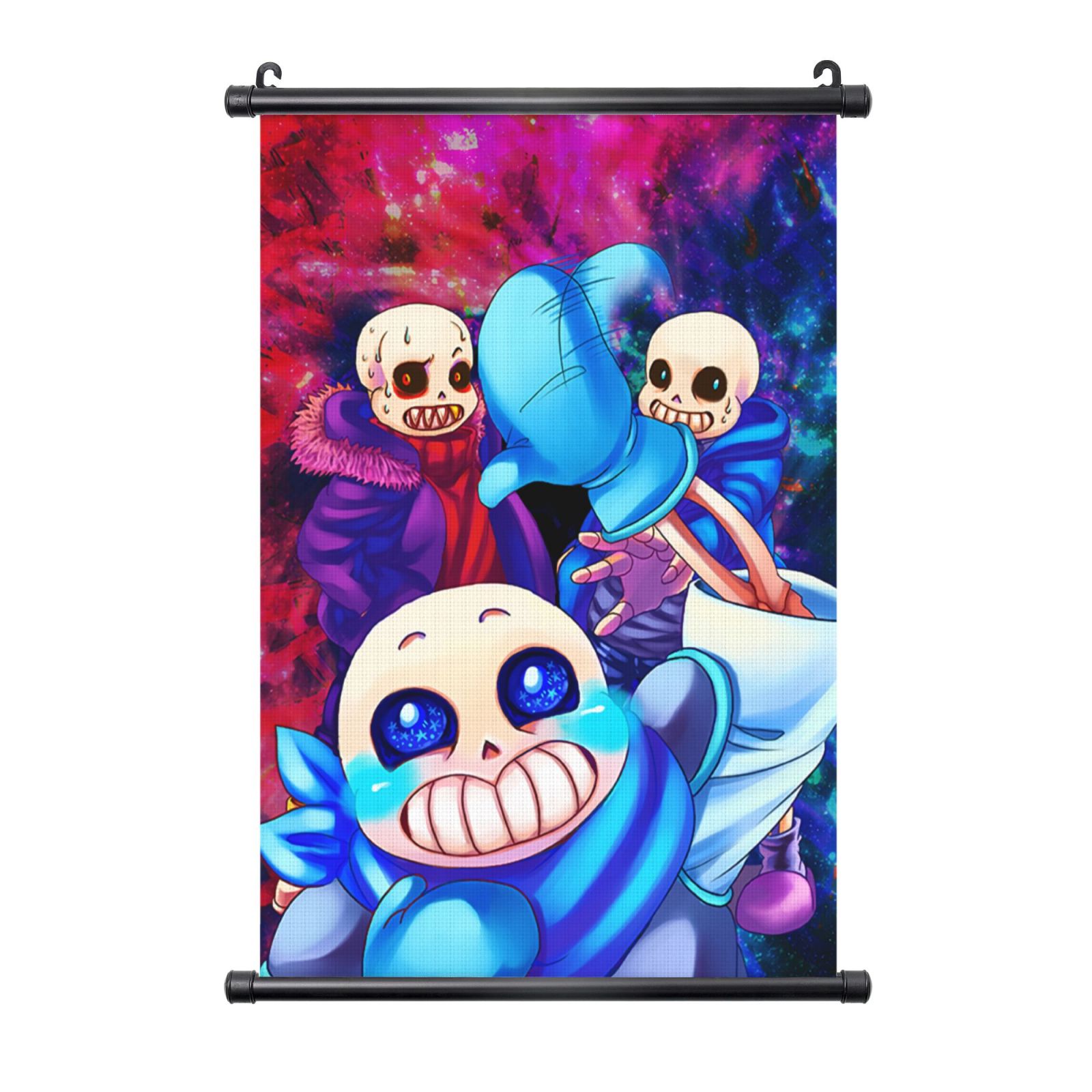 Undertale Sans Poster Aesthetic Canvas PVC Shaft Wall Art Hanging ...
