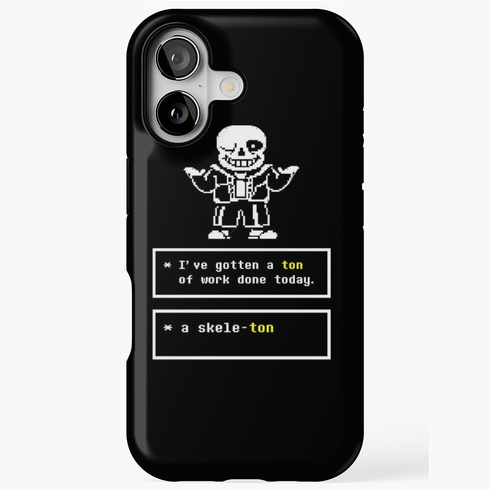 Undertale Sans Puns Meme Retro Pixel Cartoon Funny Case for iPhone 11 ...