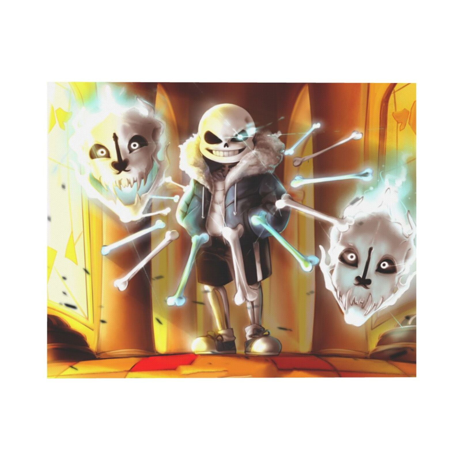 Undertale Sans Skeleton Canvas Decorative Poster Gift Art Picture ...
