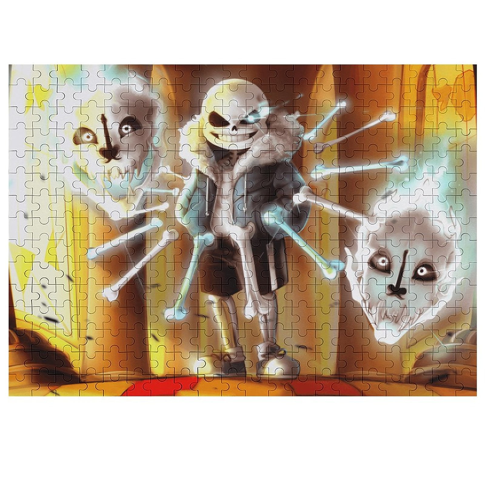 Undertale Sans Skeleton Jigsaw Puzzles Interlocking Puzzles Home Decor ...