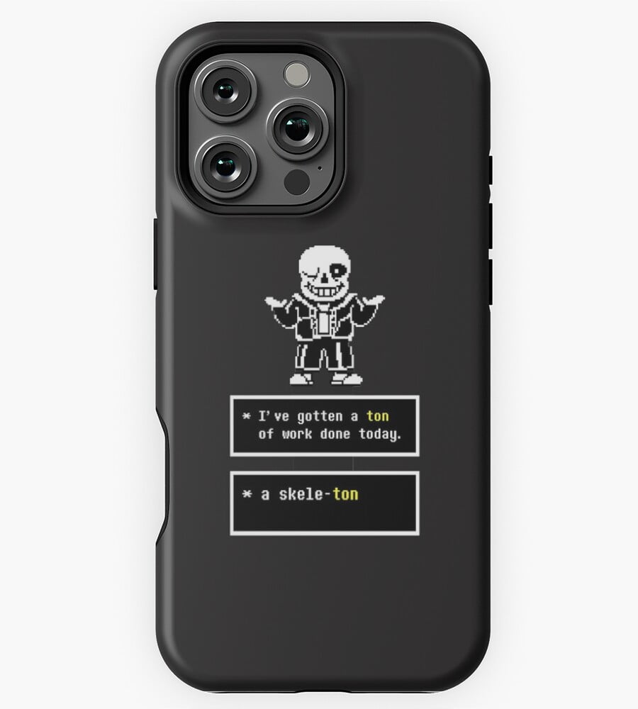 Undertale Sans Skeleton Undertale GA5620 Phone Case for iPhone 11 to 17 ...