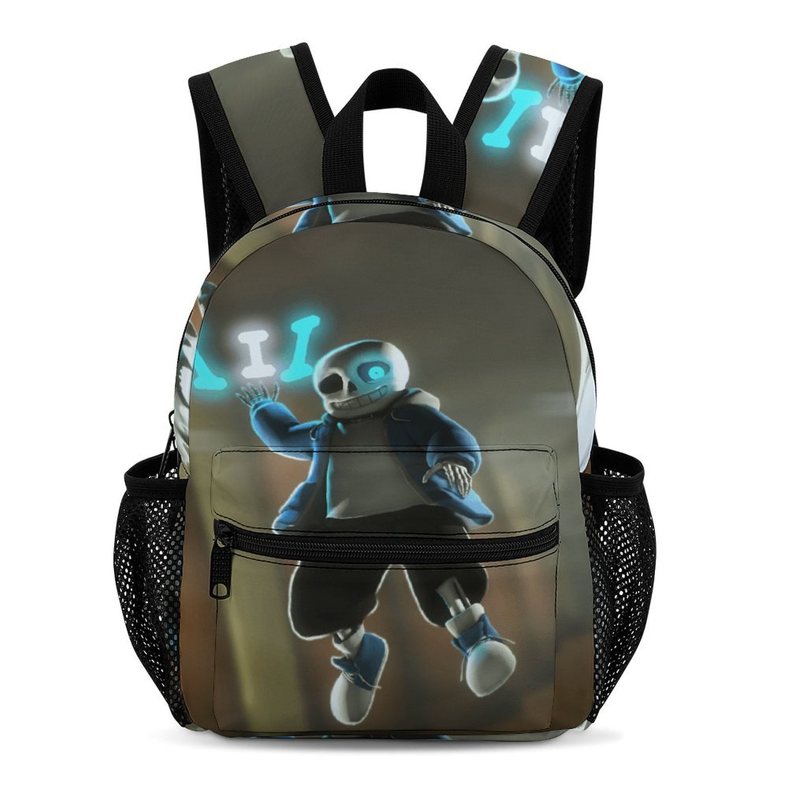 Undertale Sans Skull School Bag Daypack Lightweight Backpack Bookbag ...