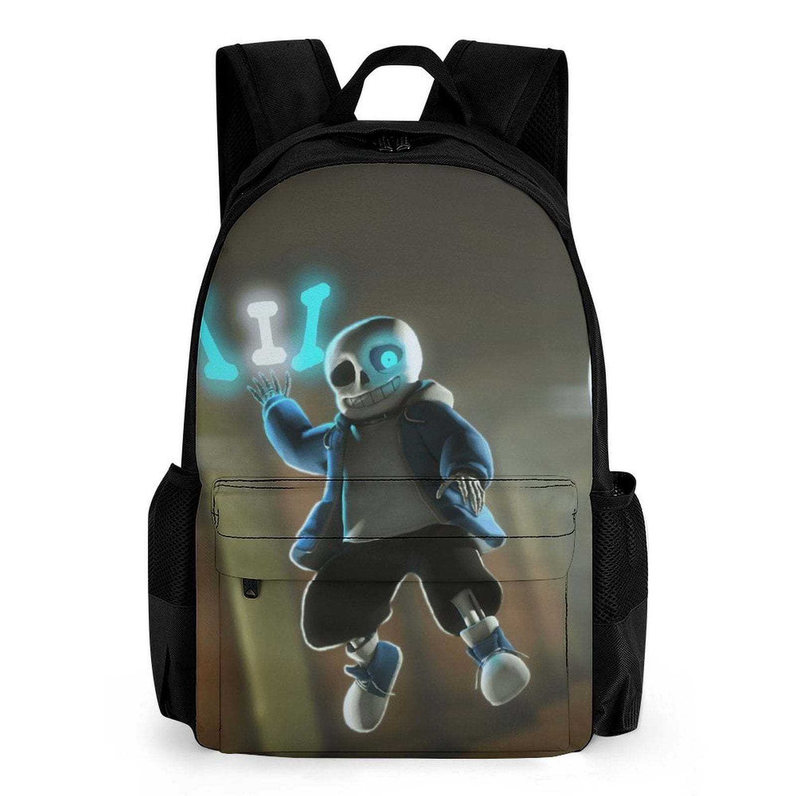 Undertale Sans Skull School Bag Laptop Backpack Large Capacity Daypack ...