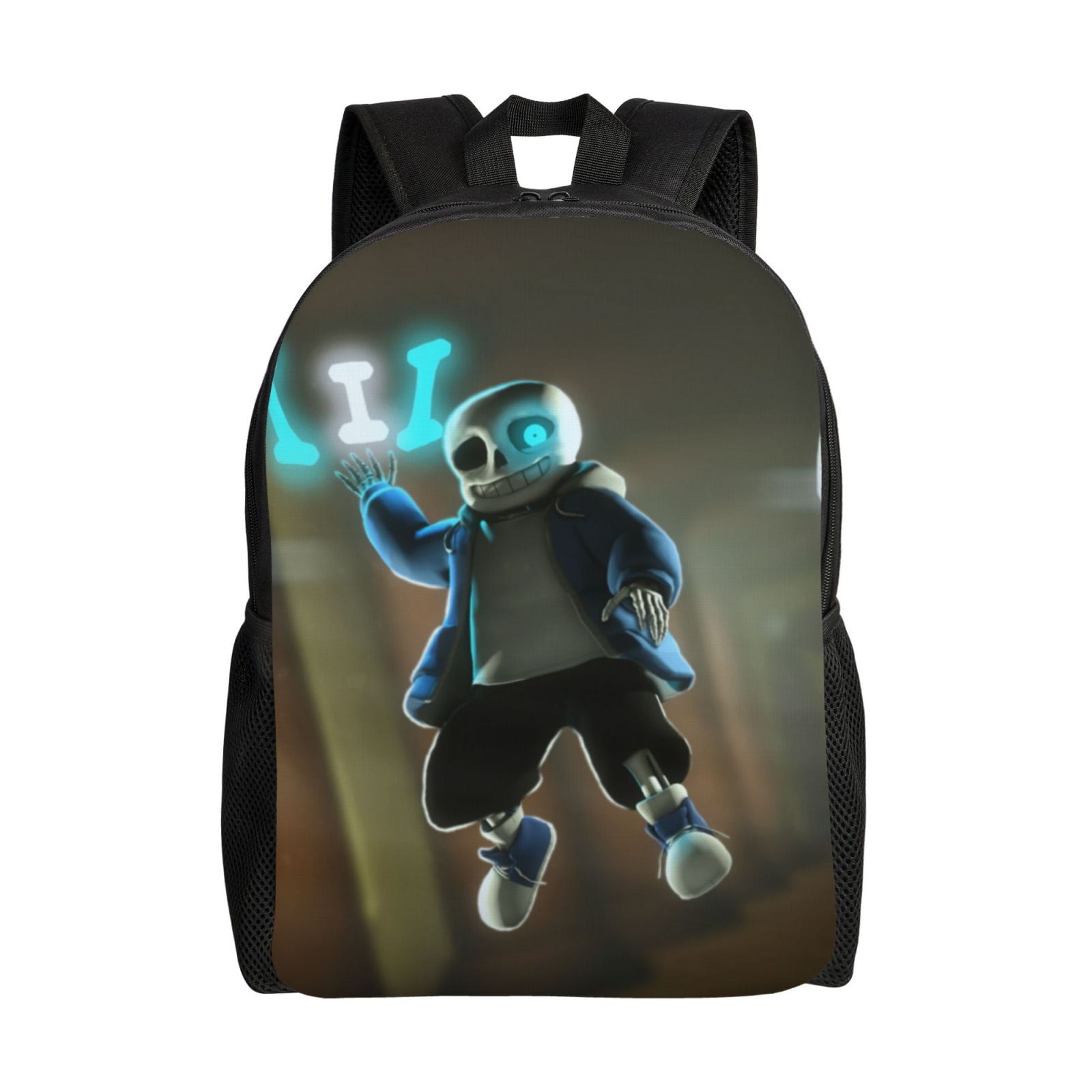 Undertale Sans Skull Unisex Backpack Laptop Daypack Adjustable ...