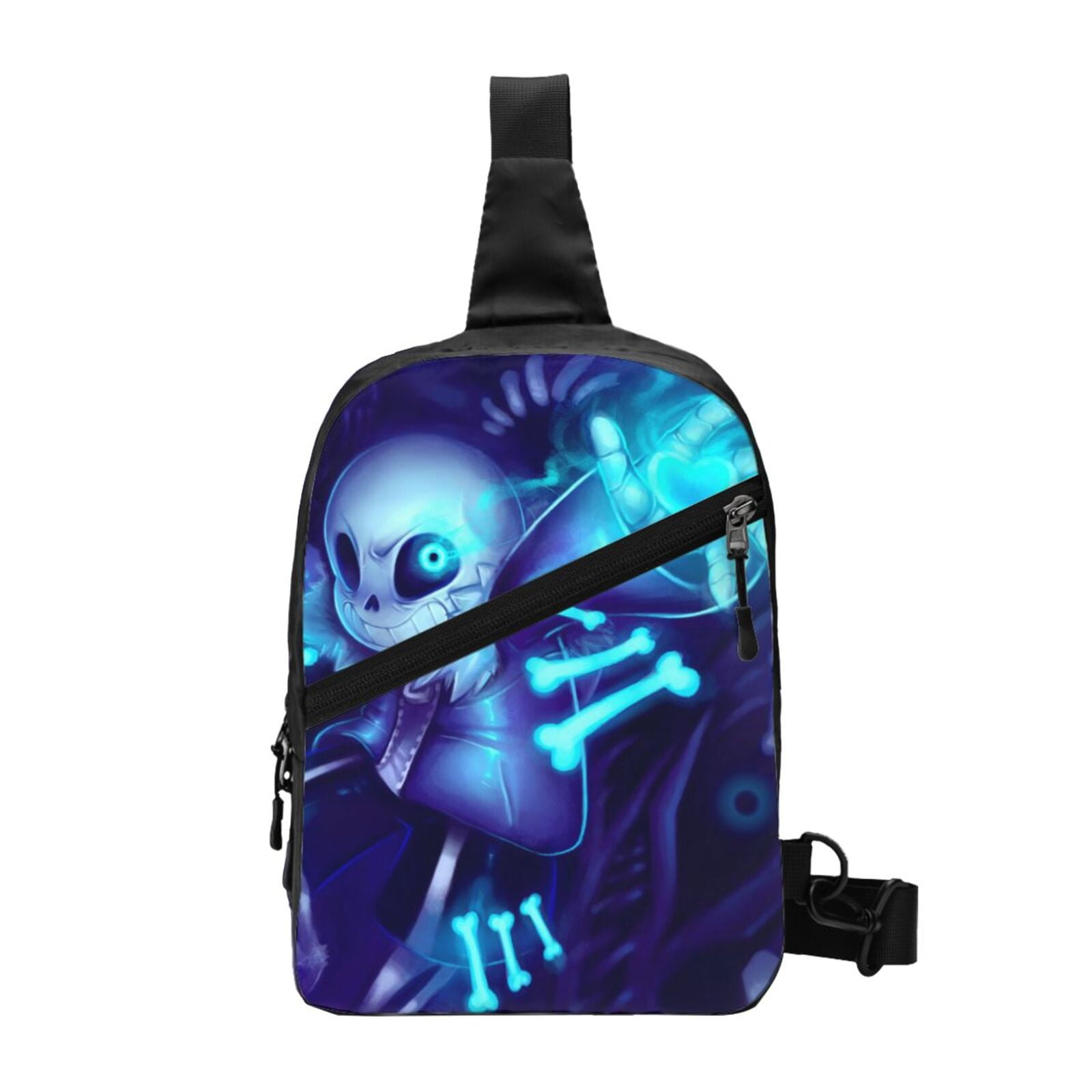 Undertale Sans Sling Crossbody Backpack Shoulder Bag Chest Bag Daypack ...