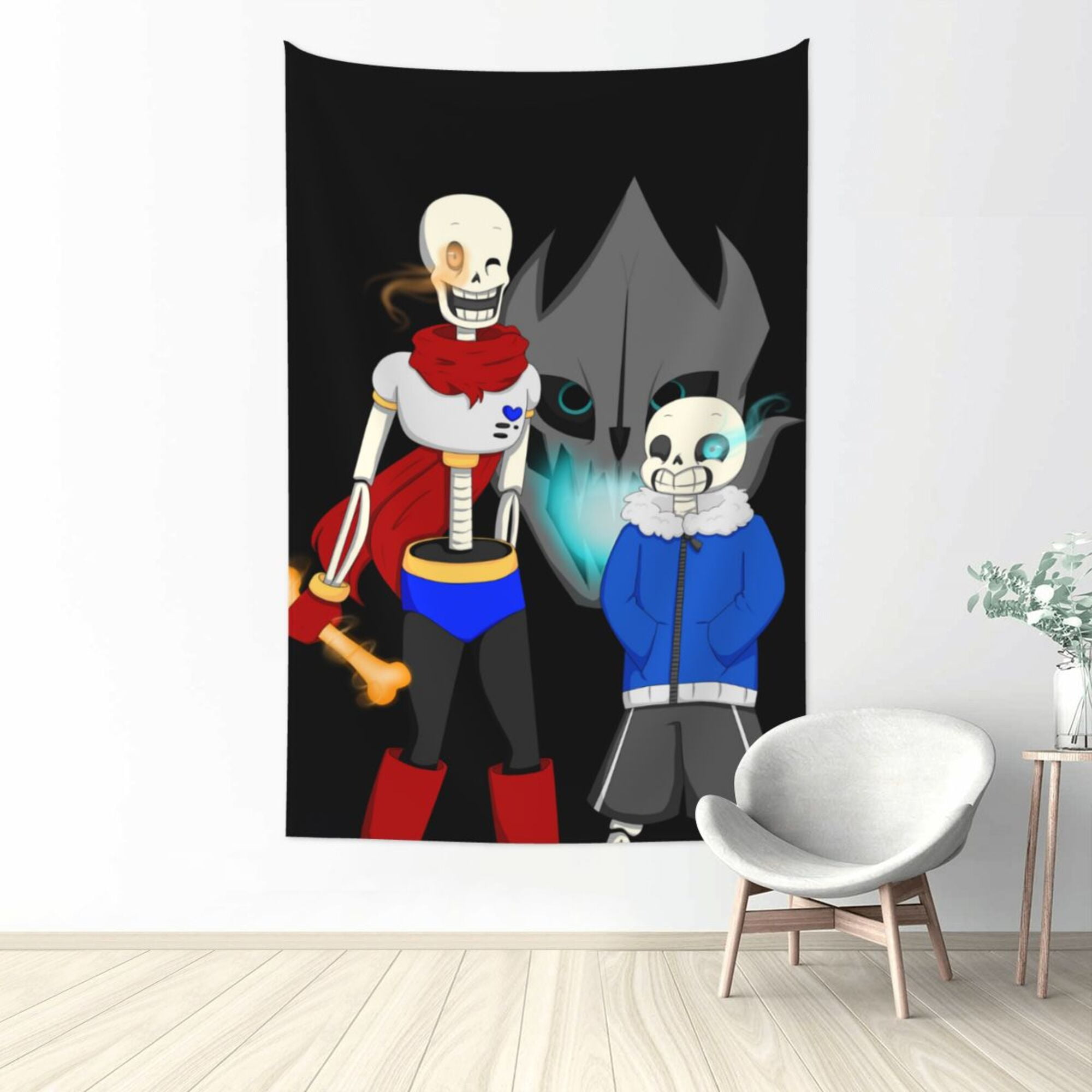 Undertale Sans Tapestry Large Banner Wall Hanging Tapestries Aesthetic ...