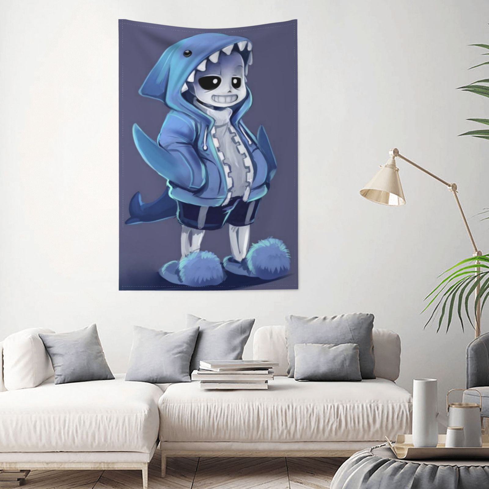 Undertale Sans Tapestry Wall Hanging Window Design for Bedroom College ...