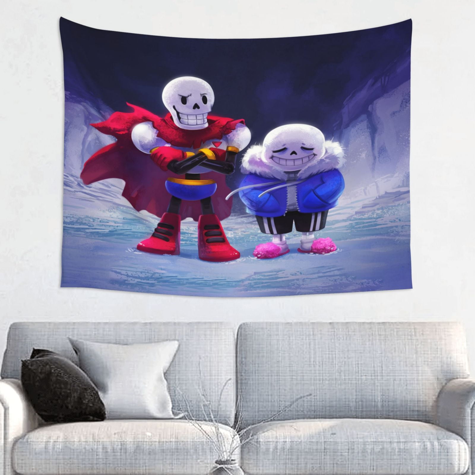 Undertale Sans Wall Tapestry Anime Poster For Bedroom Aesthetics Funny ...