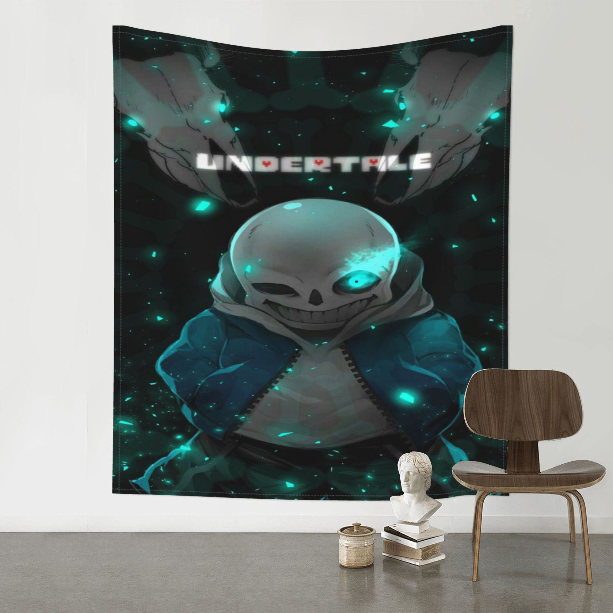 Undertale Sans Wall Tapestry Anime Poster For Bedroom Aesthetics Funny ...