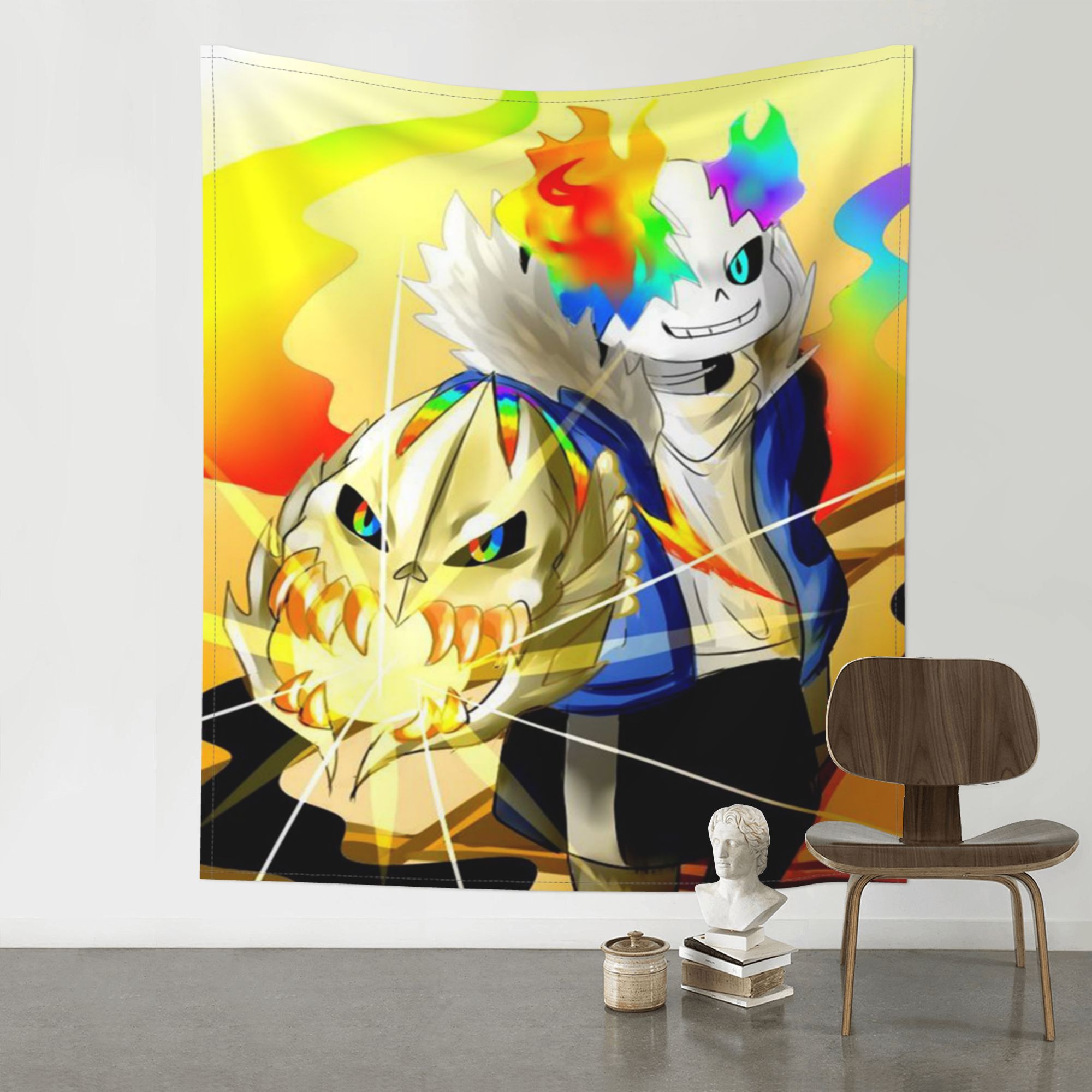 Undertale Sans Wall Tapestry Anime Poster For Bedroom Aesthetics Funny ...