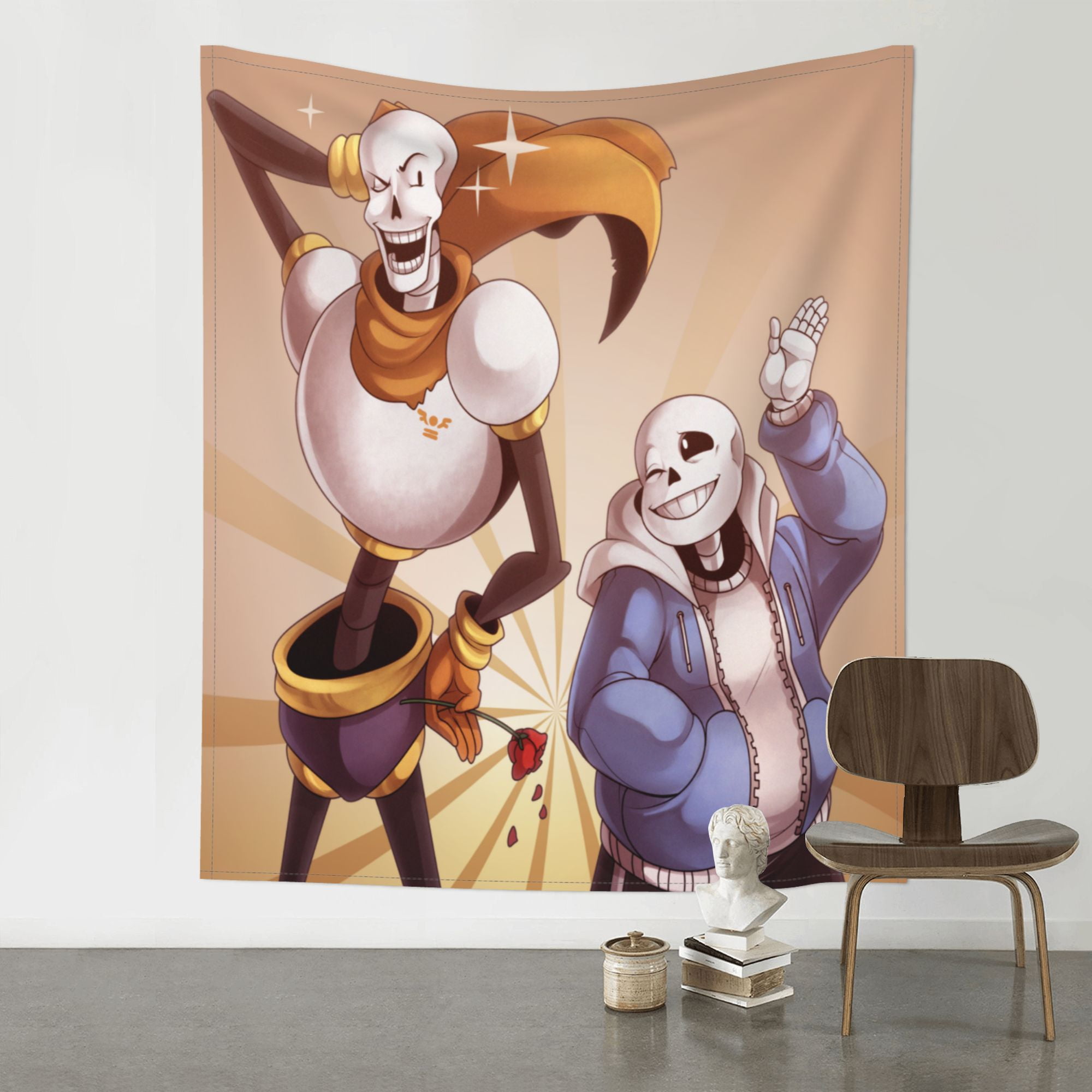 Undertale Sans Wall Tapestry Anime Poster For Bedroom Aesthetics Funny ...