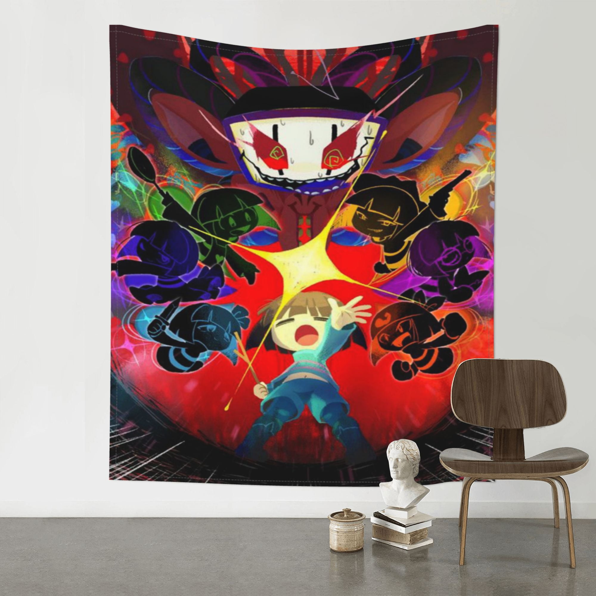 Undertale Sans Wall Tapestry Anime Poster For Bedroom Aesthetics Funny ...
