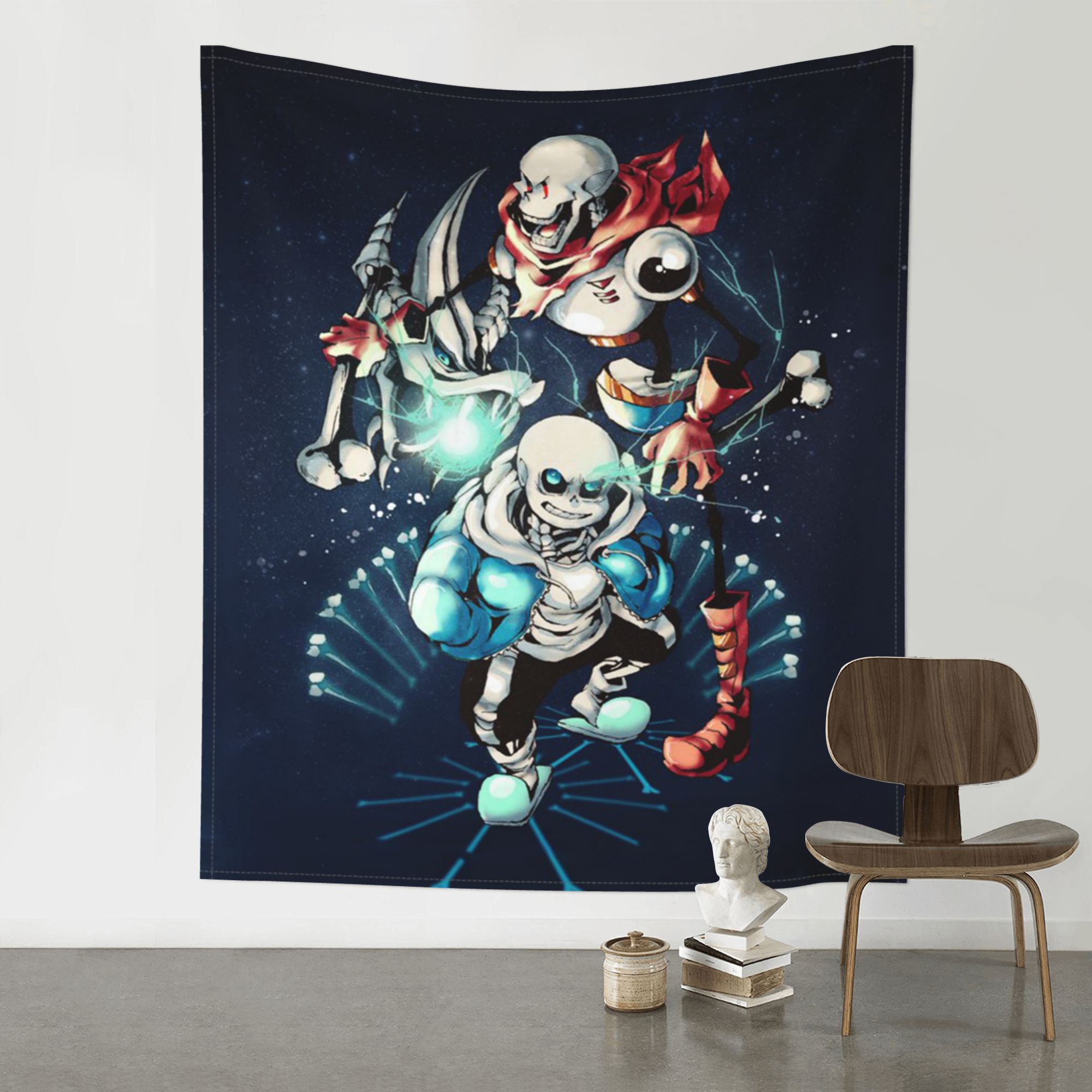 Undertale Sans Wall Tapestry Anime Poster For Bedroom Aesthetics Funny ...