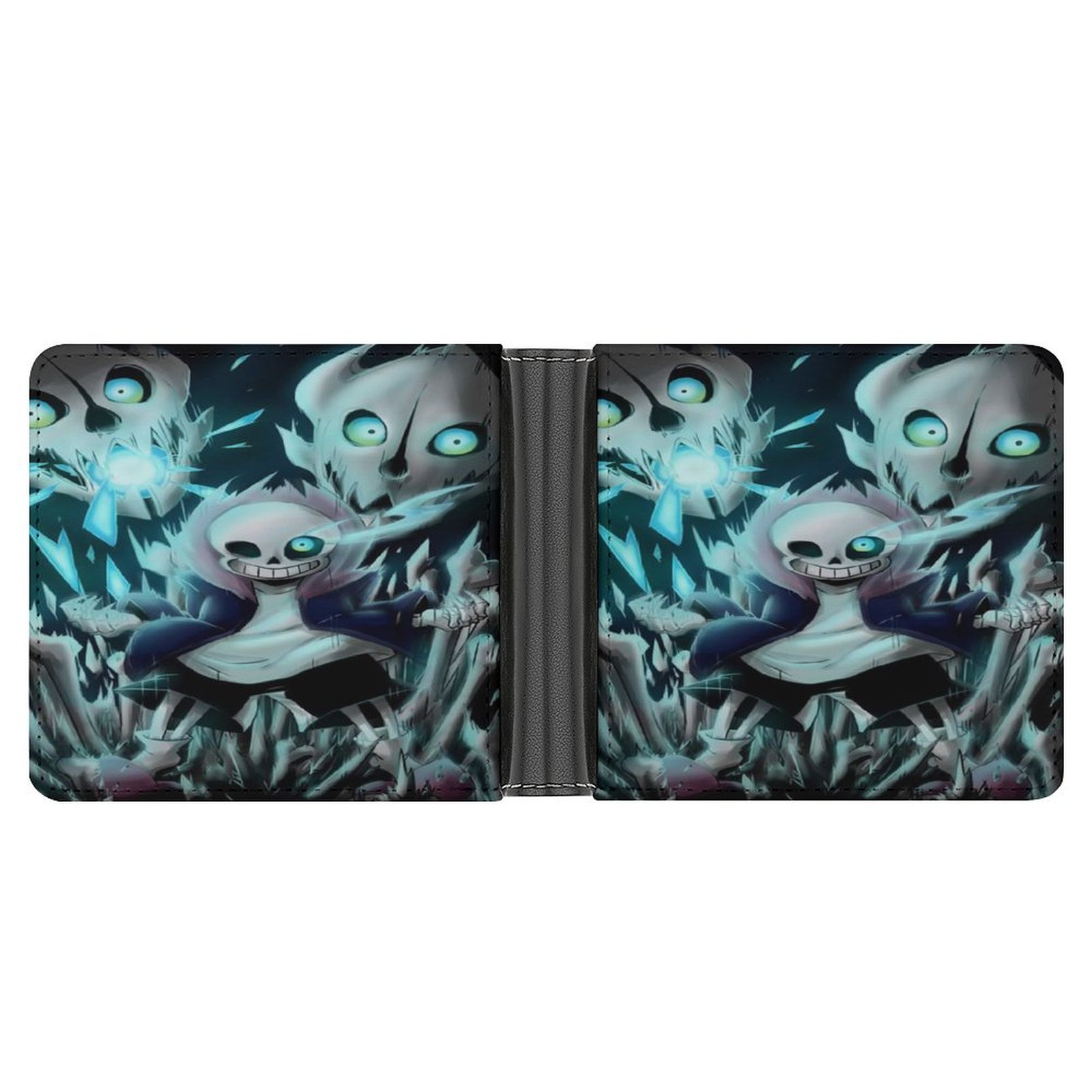 Undertale Sans Wallet PU Leather Pocket Wallet Slim Purse with Card ...