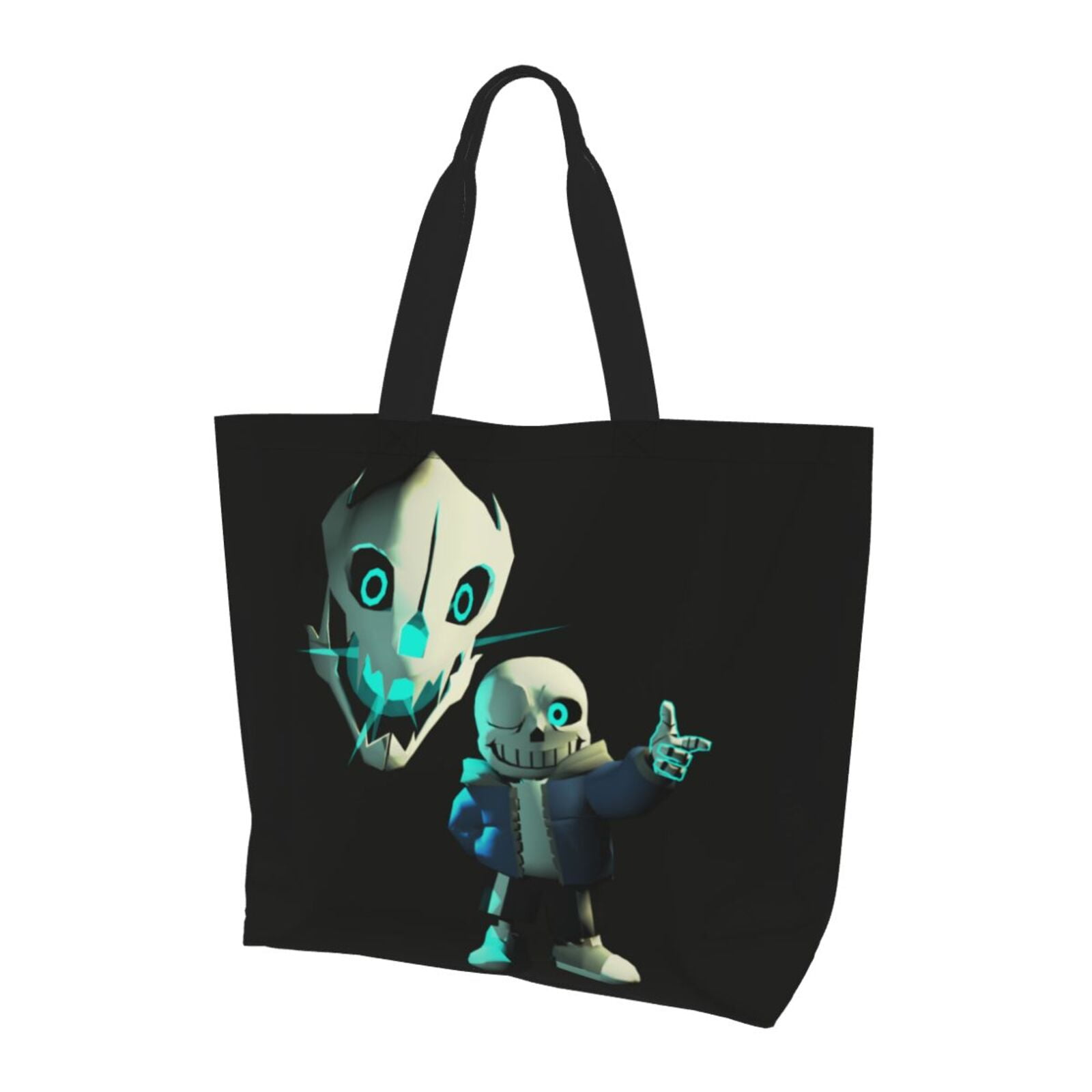 Undertale Sans Womens Casual Shoulder Bag Tote Bag Reusable Shopping ...