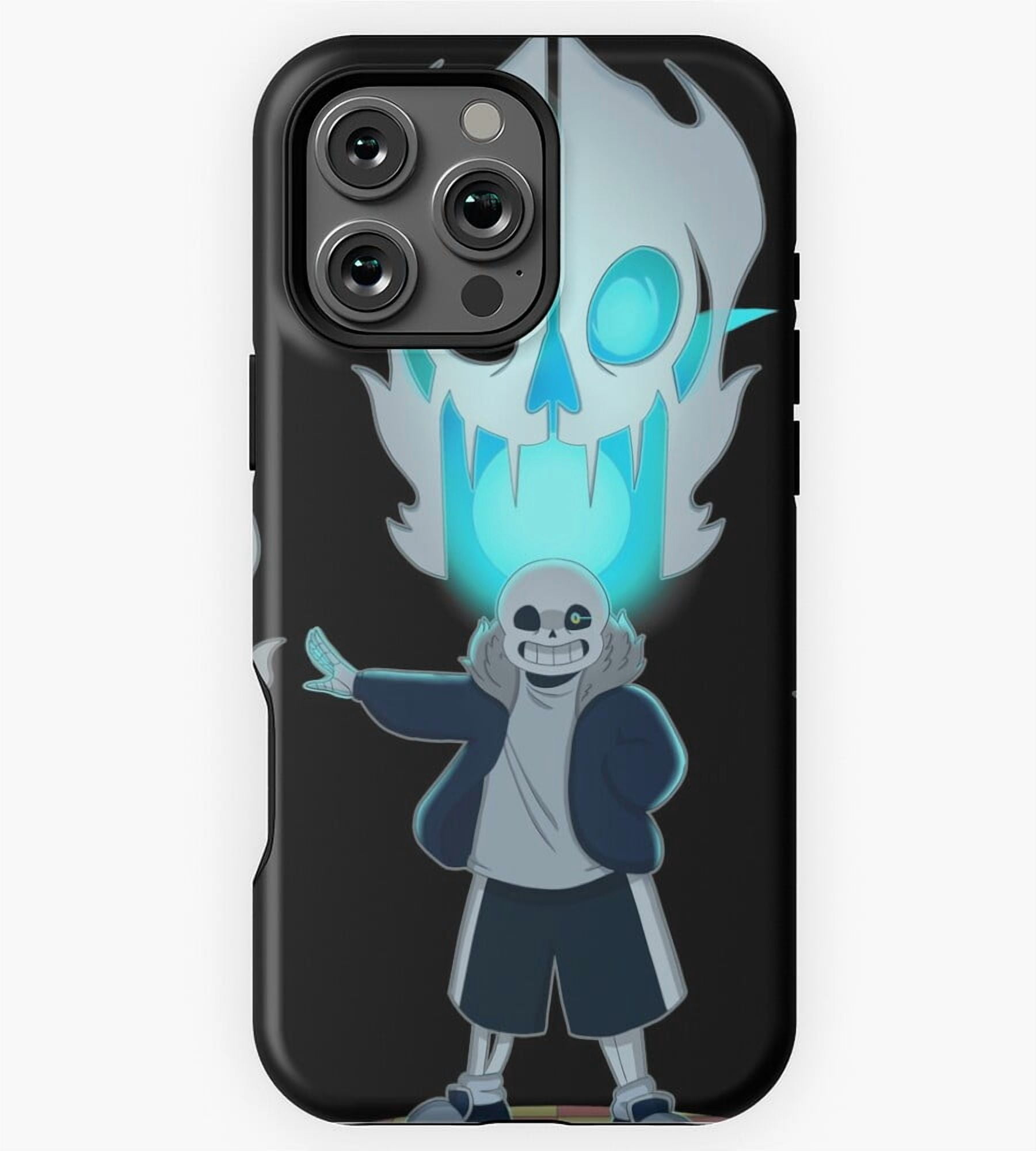 Undertale Sans and Gasterblaster GA5409 Phone Case for iPhone 11 to 17 ...