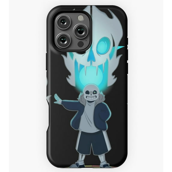 Undertale Sans and Gasterblaster GA5409 Phone Case for iPhone 11 to 17 ...