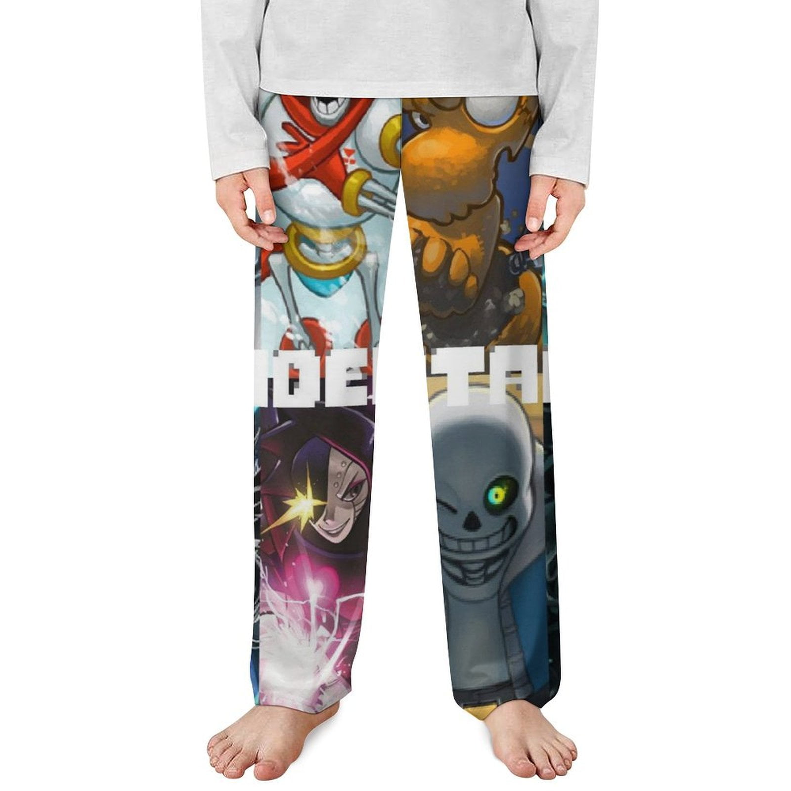 Undertale Skeleton Children's Pajamas Cozy Lounge Straight Leg Sleeping ...