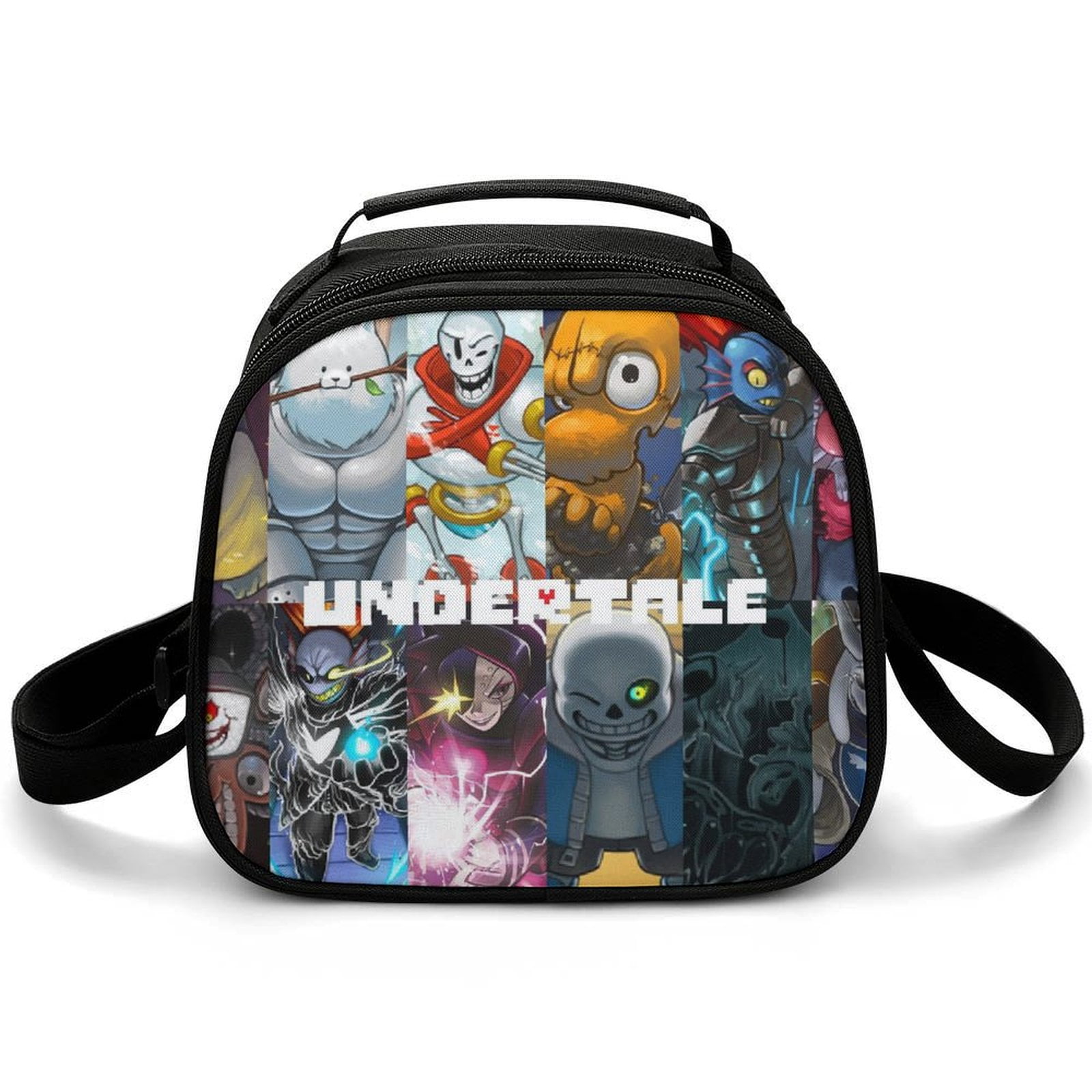 Undertale Skeleton Insulated Lunch Bag Portable Lunch Box Reusable ...
