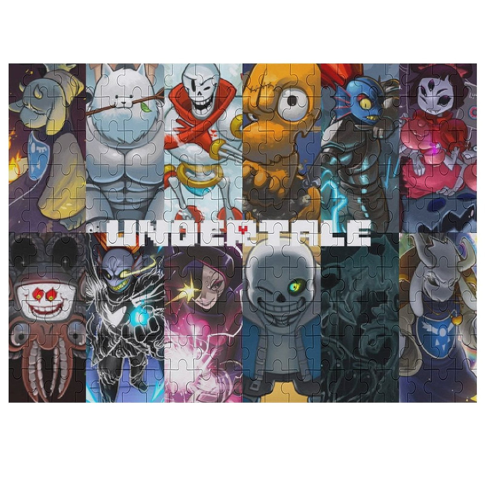 Undertale Skeleton Jigsaw Puzzles Interlocking Puzzles Home Decor ...