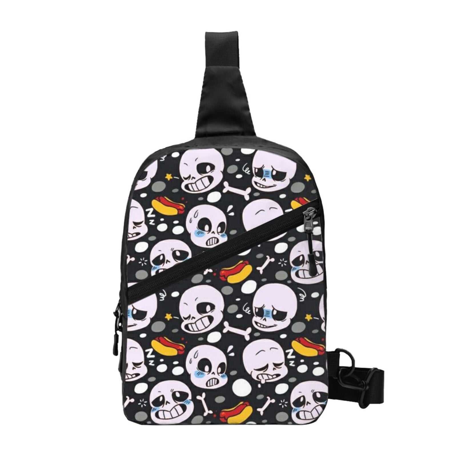 Undertale Sling Crossbody Backpack Shoulder Bag Chest Bag Daypack Sling ...