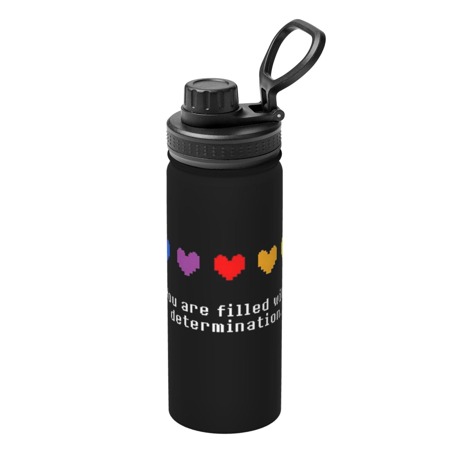 Undertale Stainless Steel Water Bottle 18oz Sports Insulated Kettle For ...
