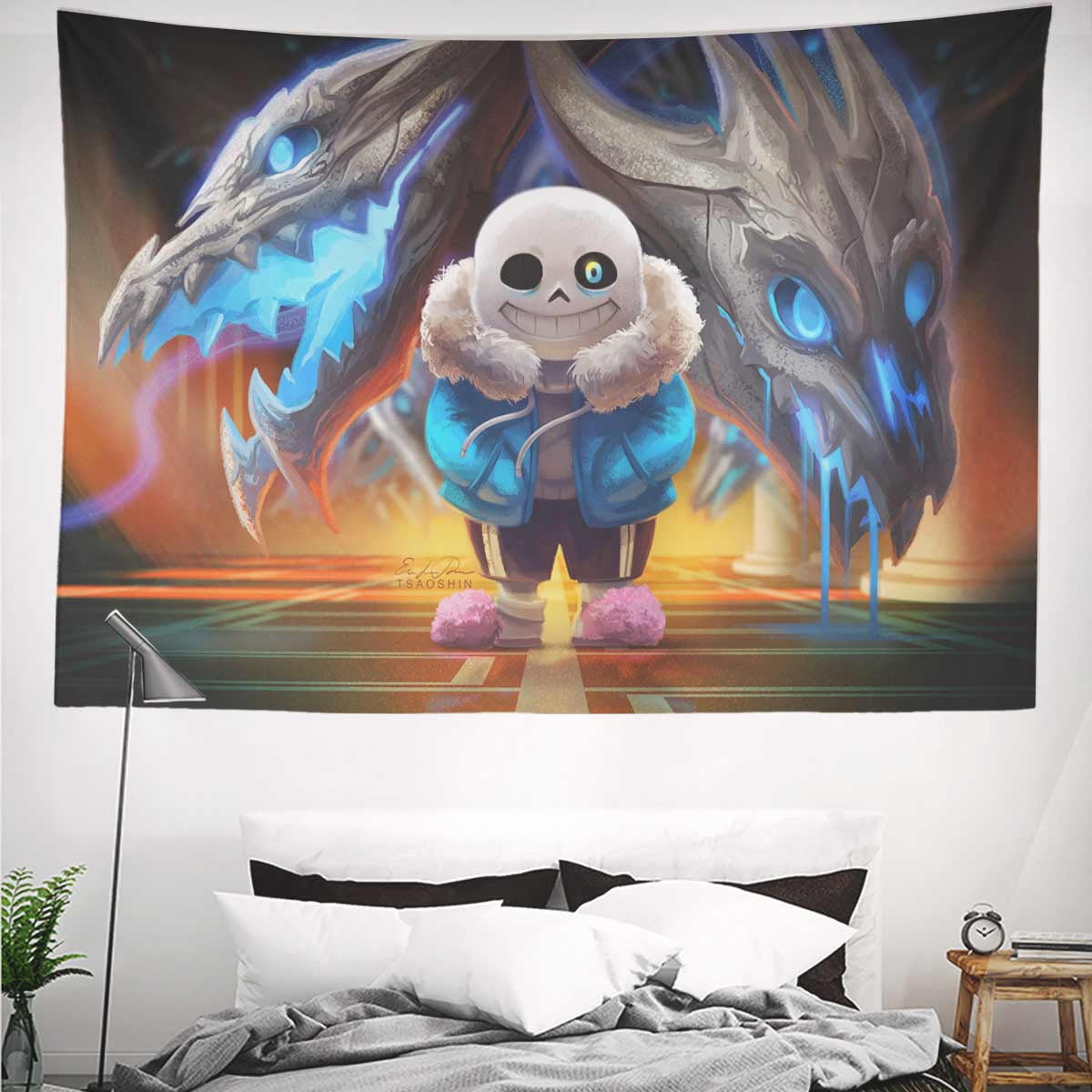 Undertale Tapestry Gift Wall Hanging Backdrop for Room Bedroom Girls ...
