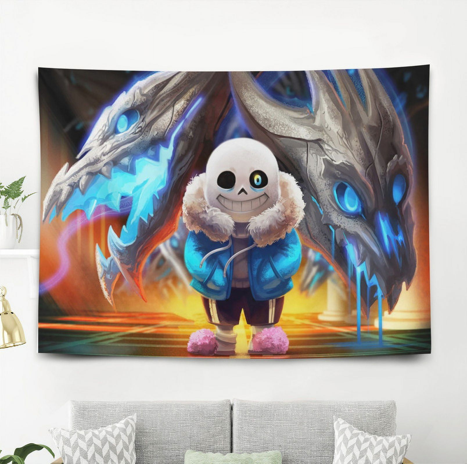 Undertale Tapestry Gift Wall Hanging Backdrop for Room Bedroom Girls ...