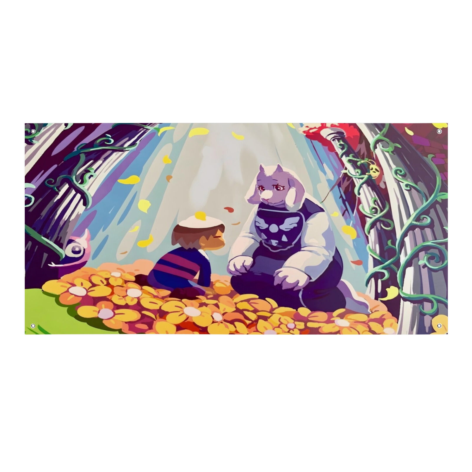 Undertale -Theme Backdrops Banner Birthday Party Decor Supplies ...