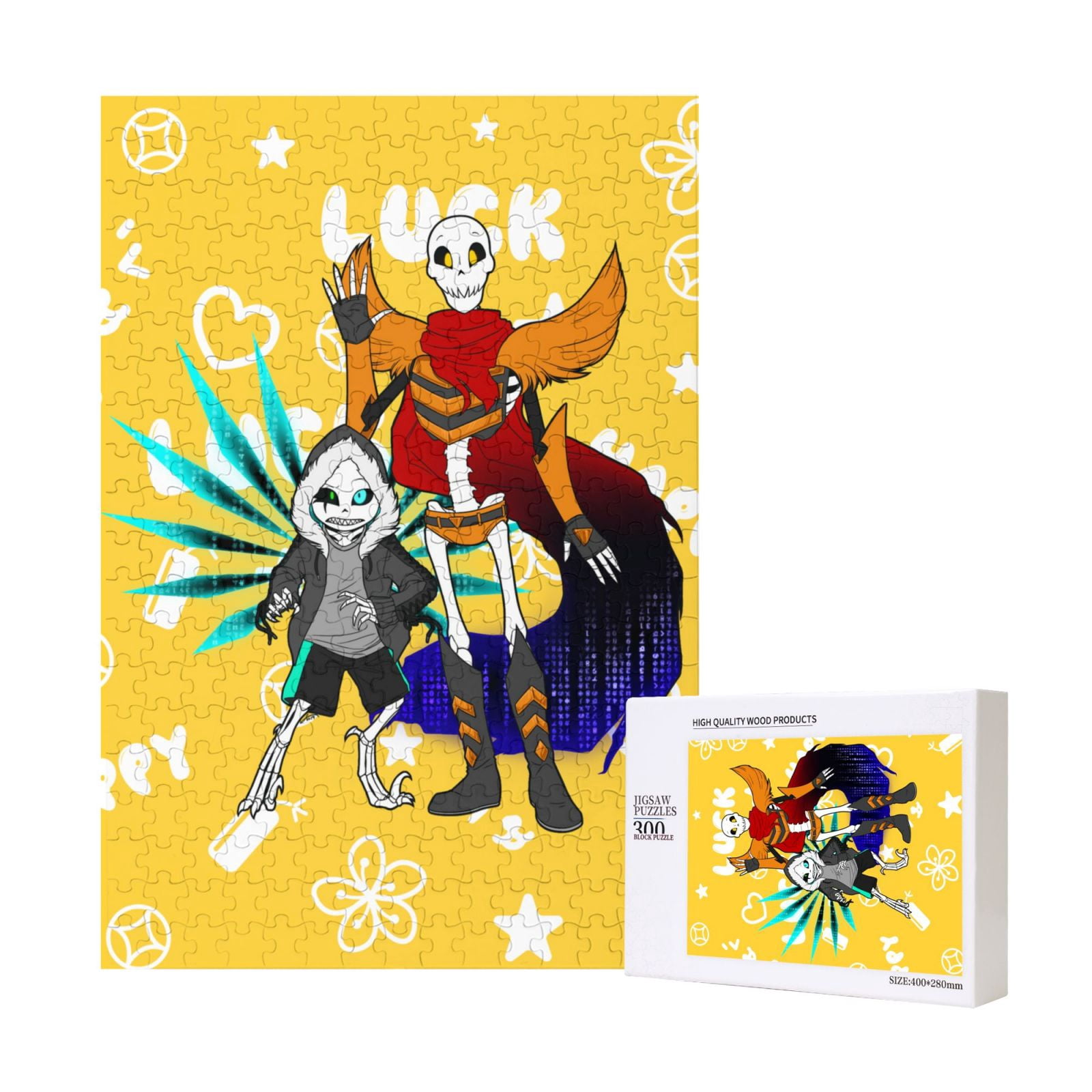 Undertale V Picture Puzzle For Adults - 300 Piece Of Wooden Puzzle ...