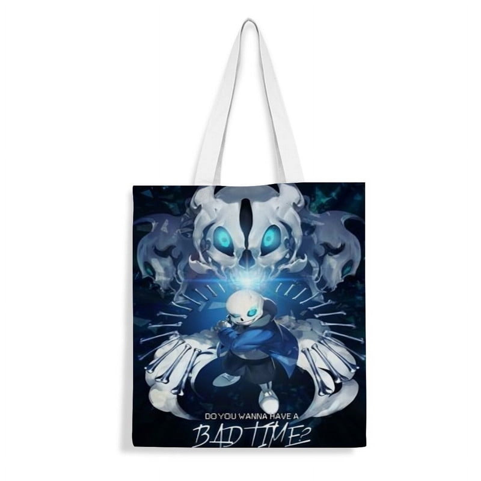 Undertale canvas Tote Bag for Women Aesthetic Cute Cat Shopping Grocery ...