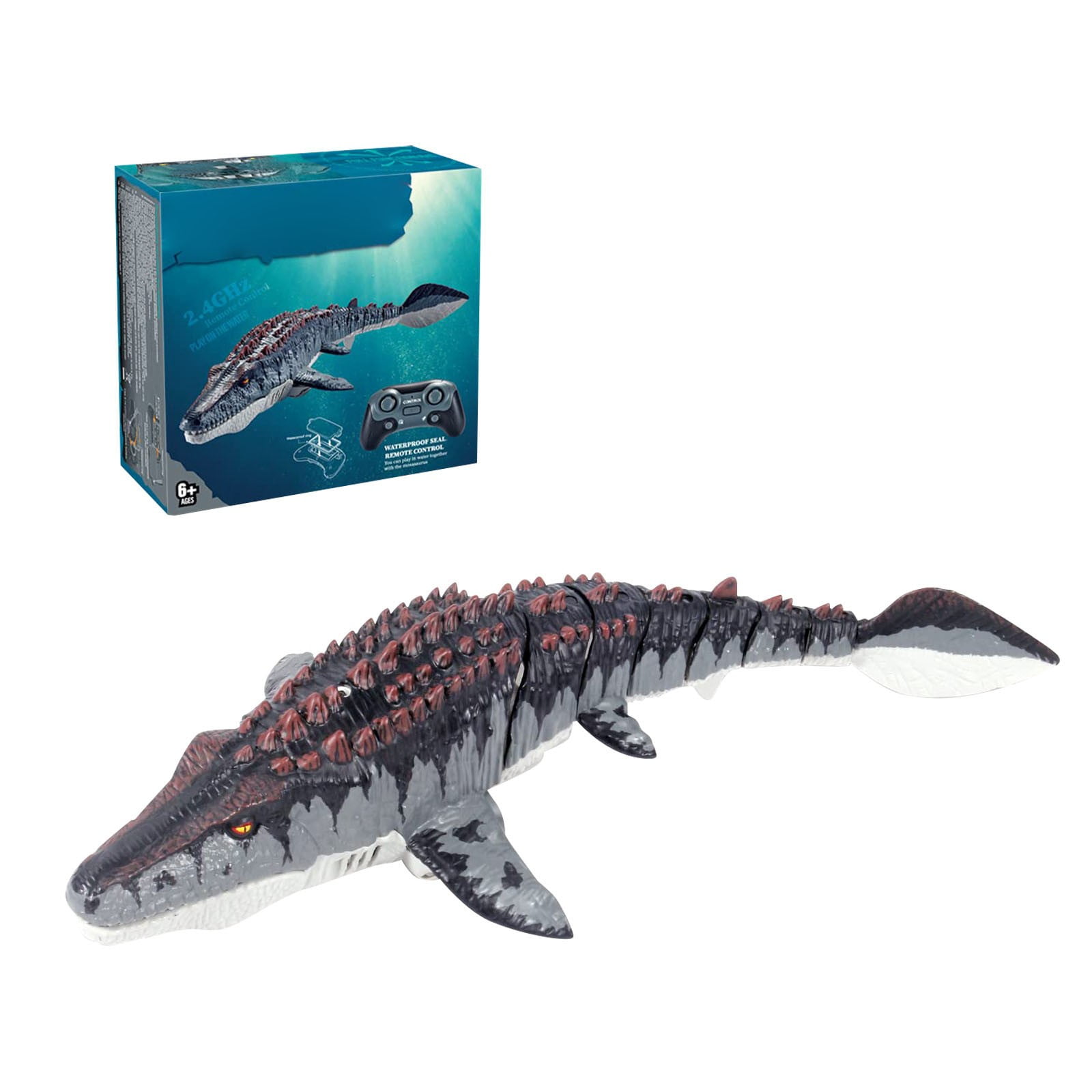 Underwater Animal Toys Remote Control Pool Toys for Kids with LED ...