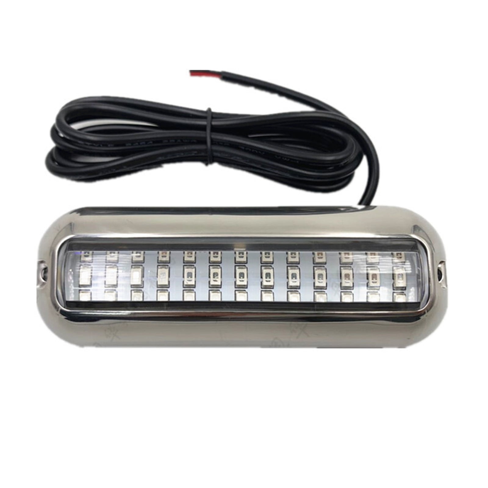 Underwater Boat Transom Light,39 LED Stainless Steel Under Water ...