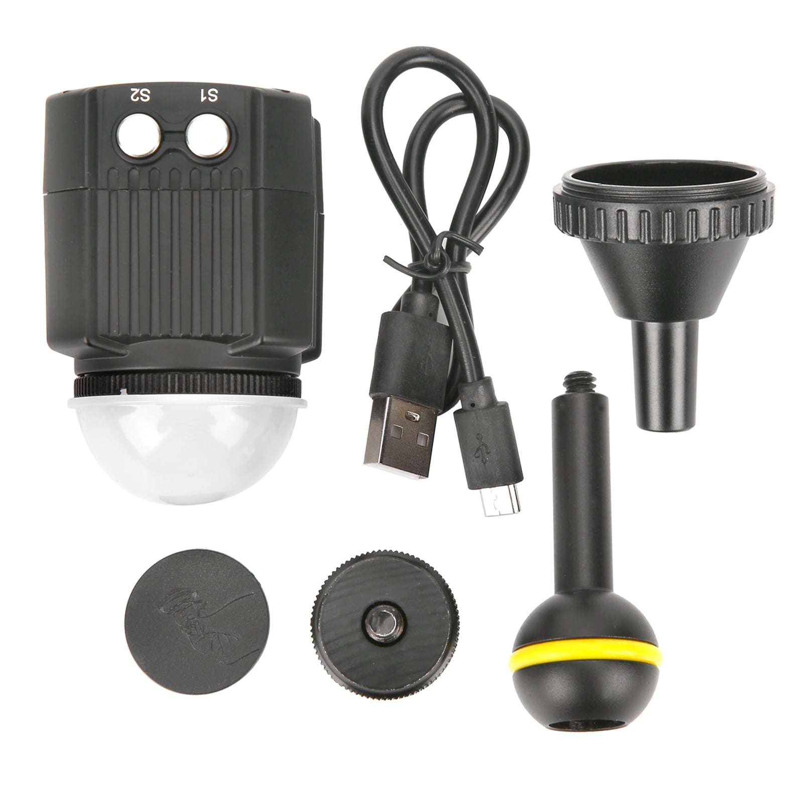 Underwater Camera LED Video Light 7500K Waterproof Diving Photography ...