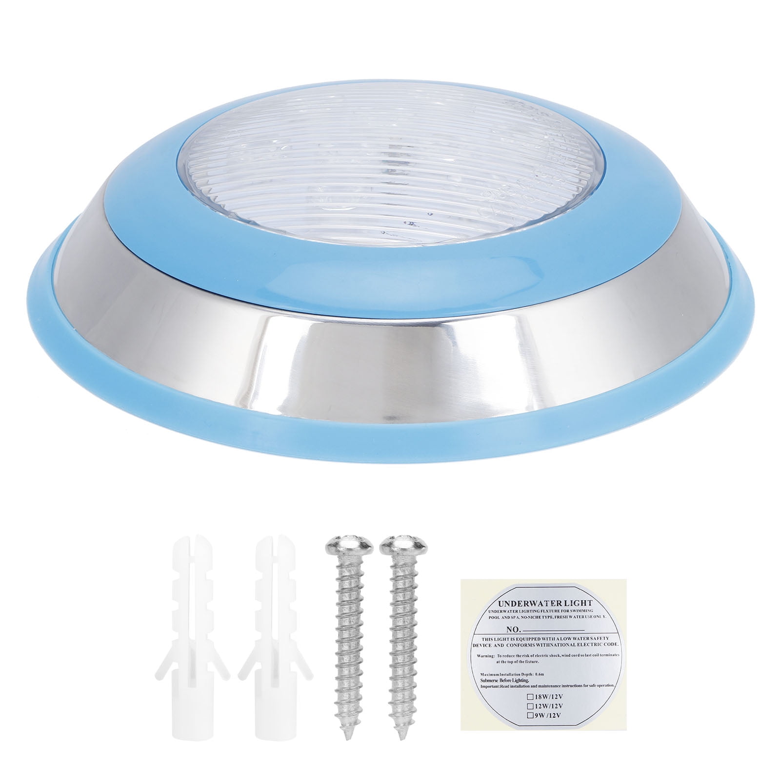 Underwater Color-Changing Landscape Lamp, IP68 Waterproof, DC12V 9W ...