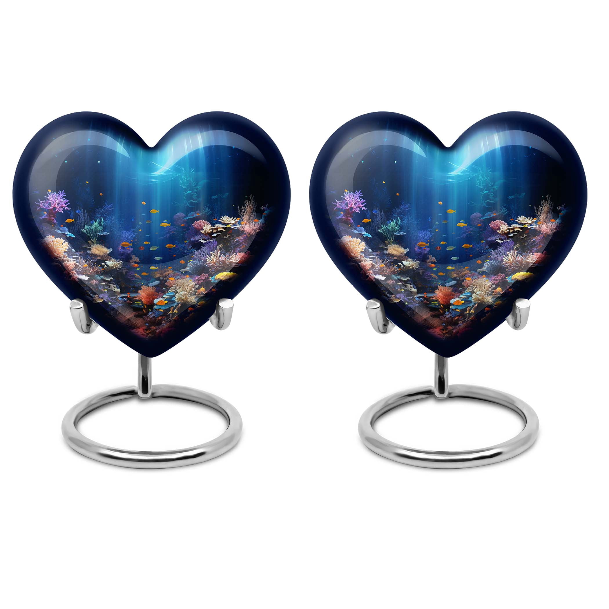 Underwater Coral Paradise Urns For Ashes - Small Keepsake Urns For ...
