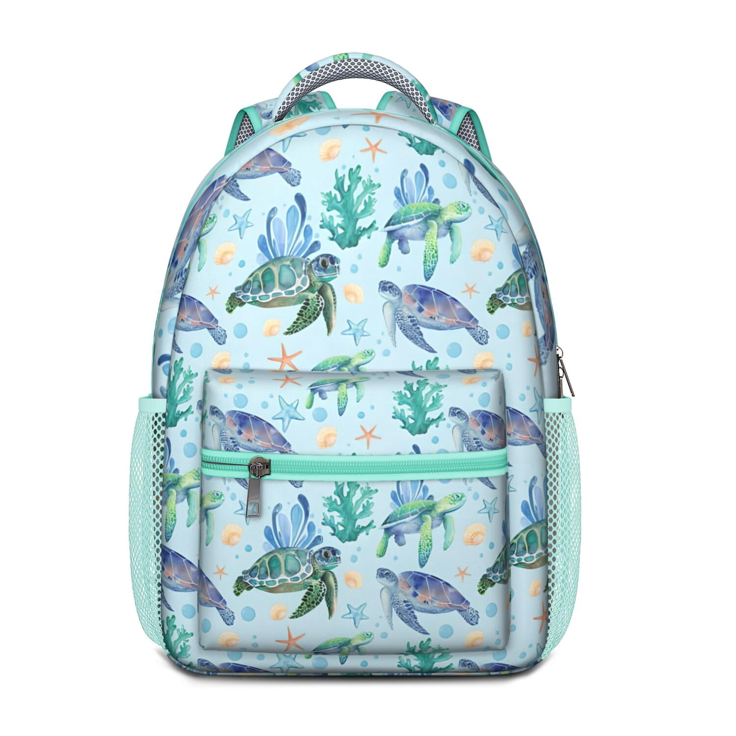 Underwater Coral Reef Themed School Backpack - Durable Waterproof ...