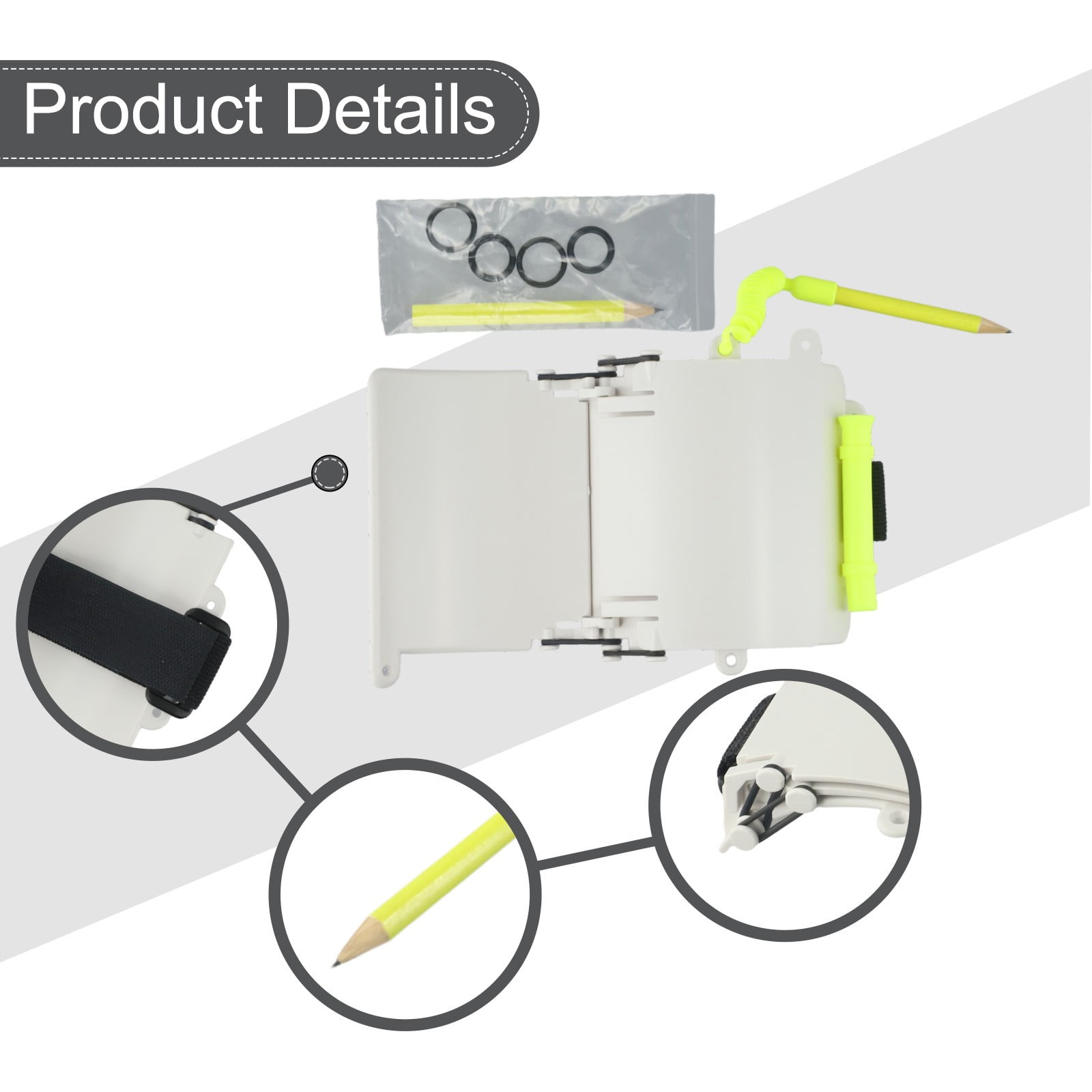 Underwater Dive Wrist Slate With Triple Diving Boards And Safety Pencil ...