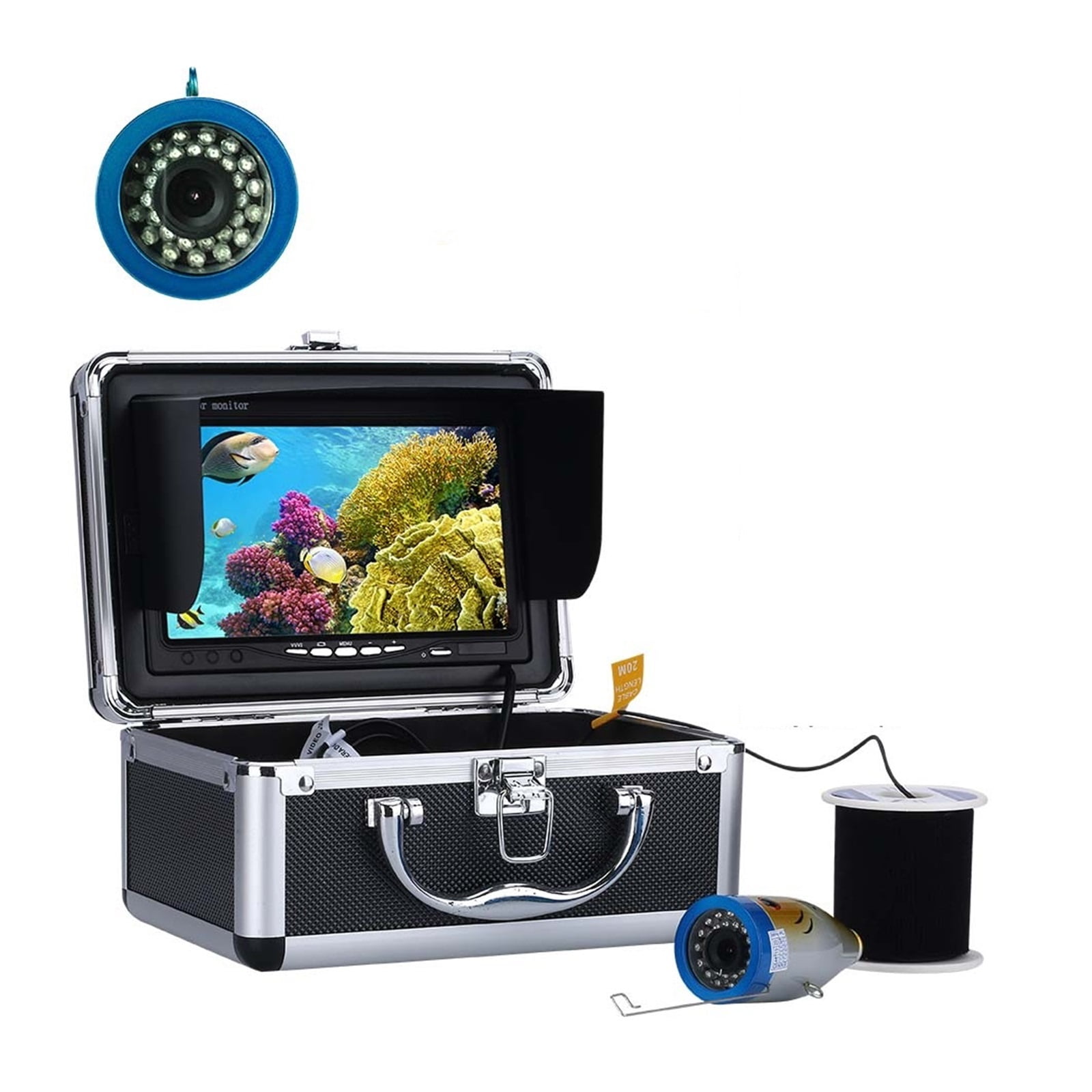 Underwater Fishing Camera 7 Inch 1000tvl Underwater Fishing Video ...
