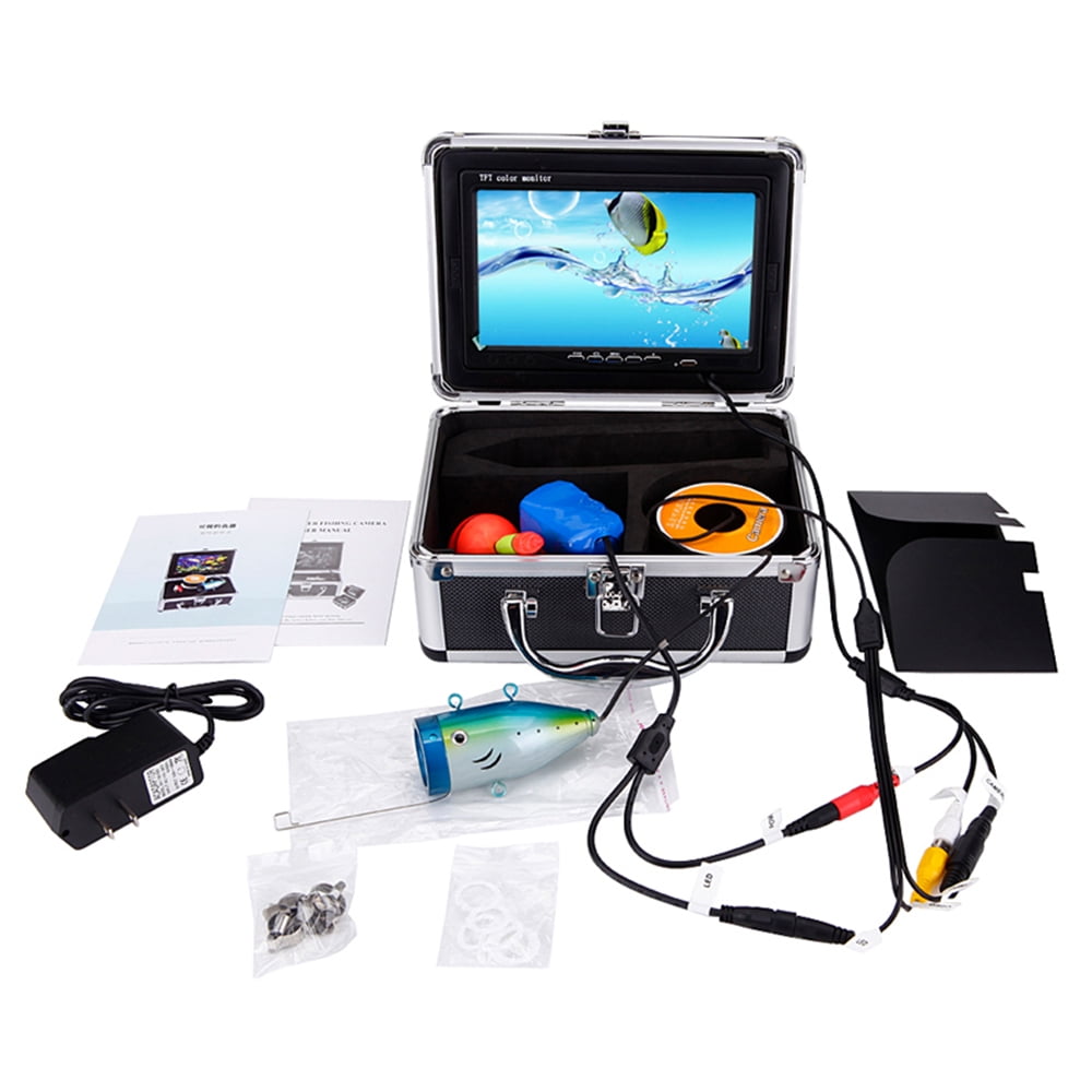 Underwater Fishing Camera 7 Inch LCD Monitor IP68 Waterproof 1000TVL ...