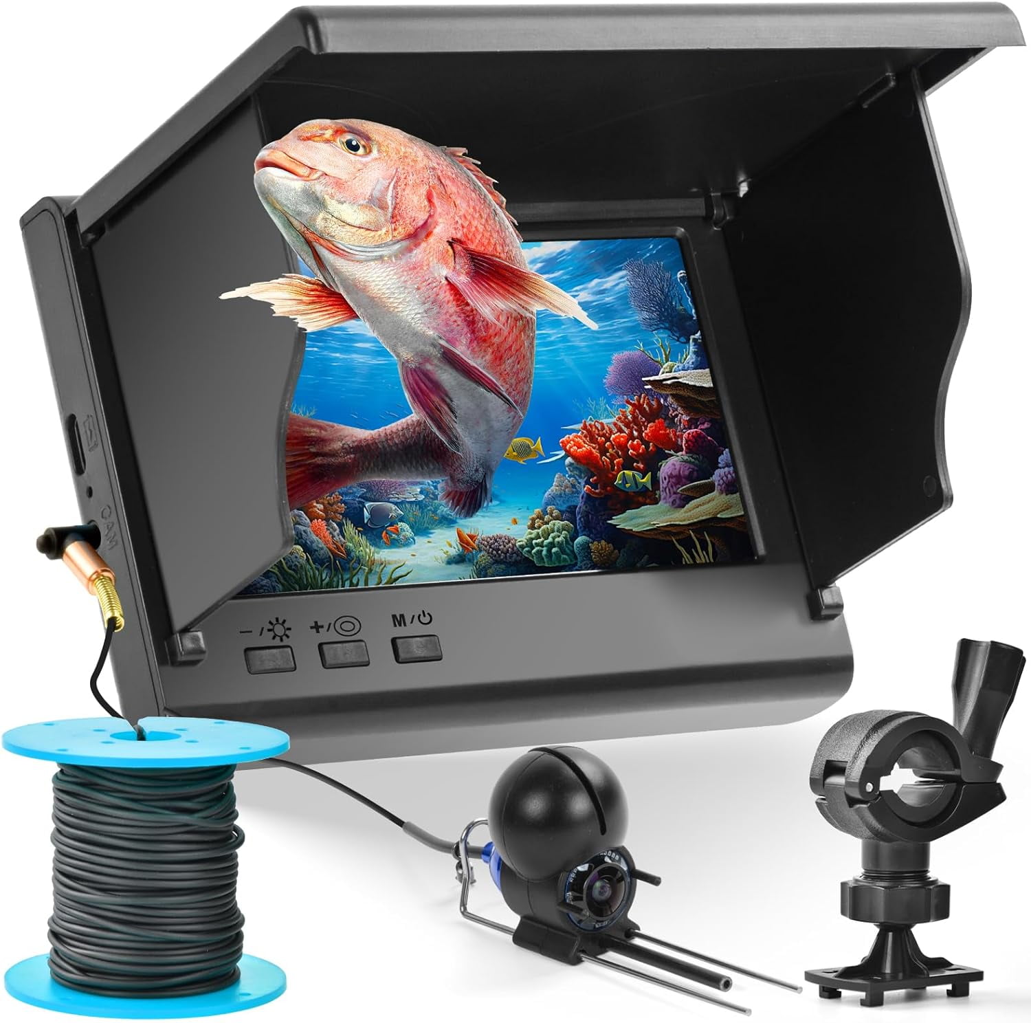 Underwater Fishing Camera, Fish Finder,Ultra Clear/Temperature Sensing ...