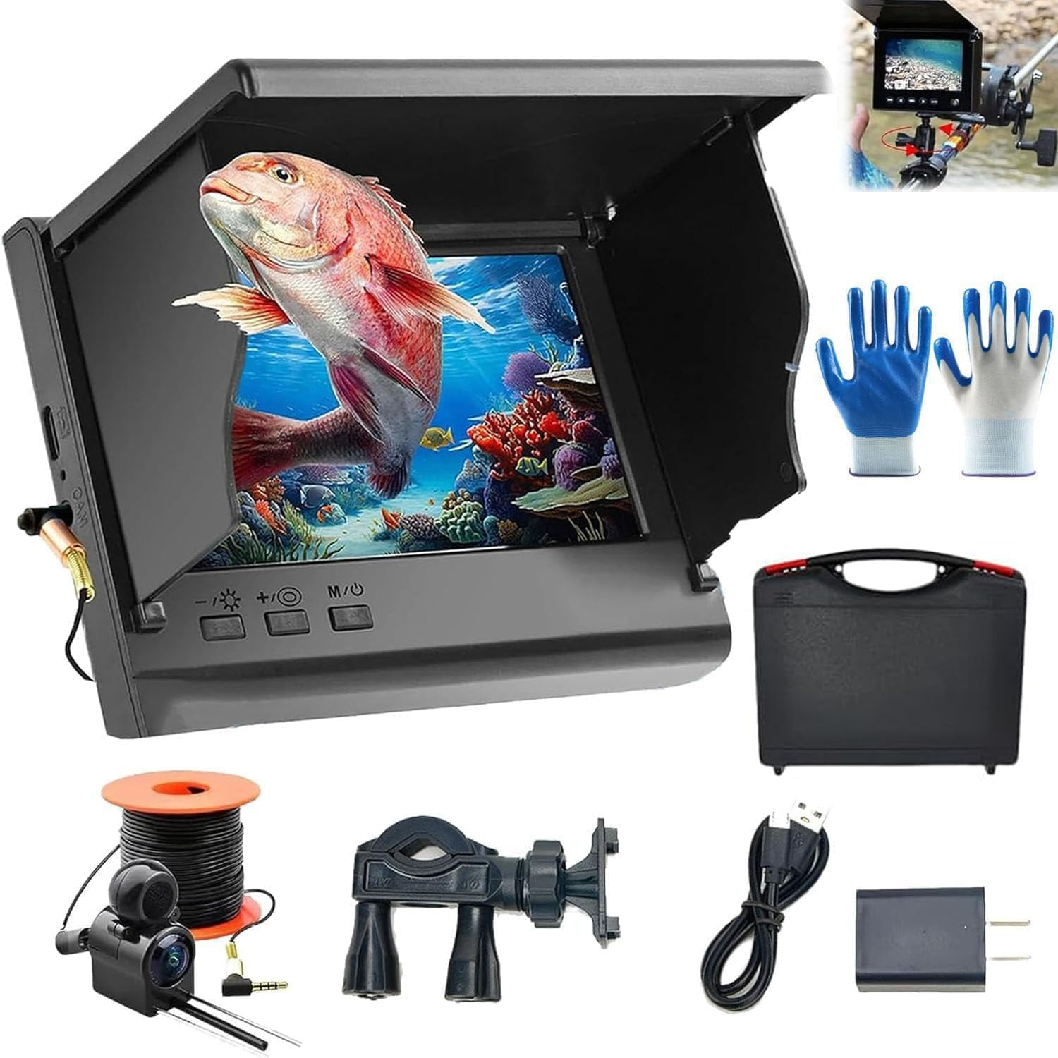Underwater Fishing Camera, Fishing Monitor Underwater Camera ...