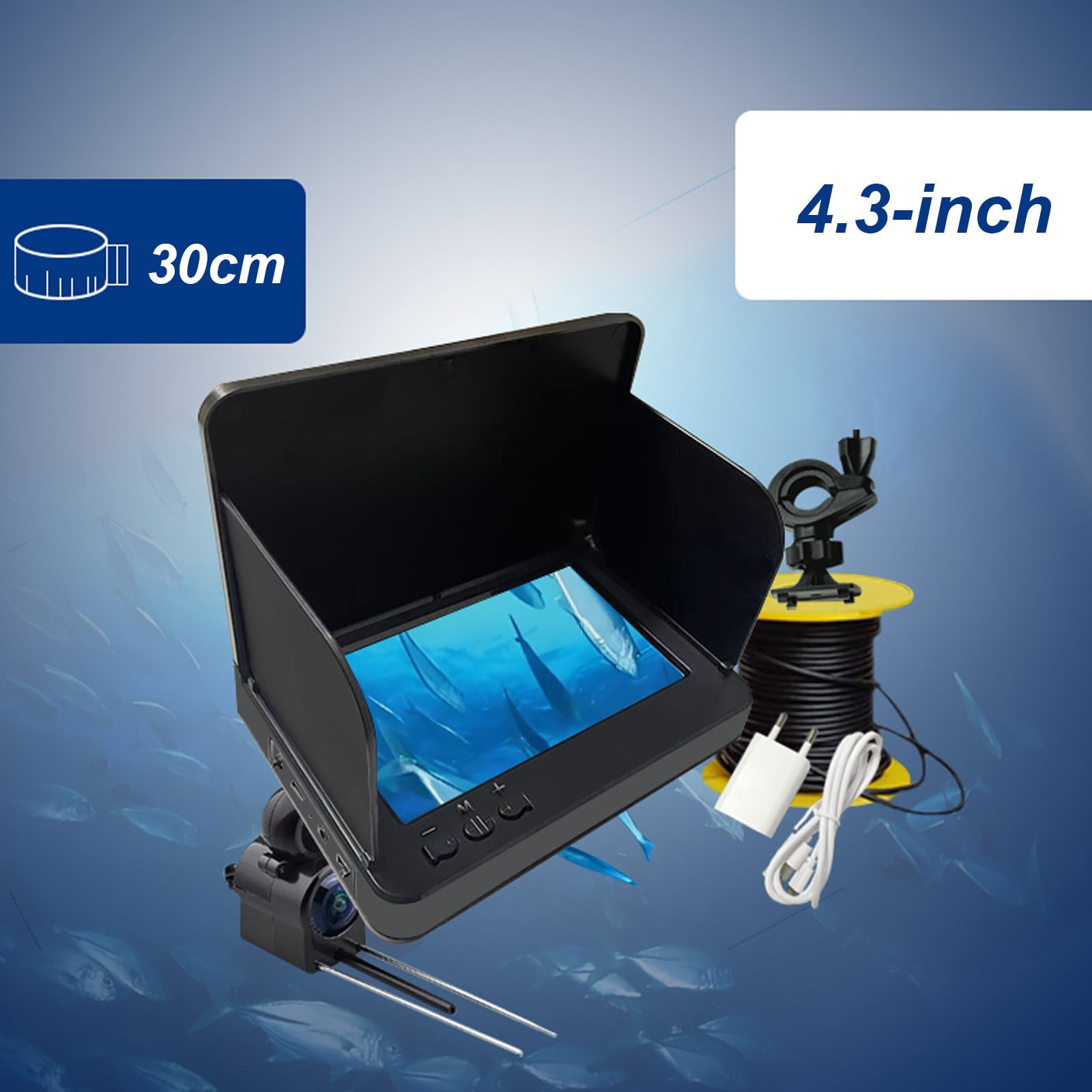 Underwater Fishing Camera with Infrared Night Light IP68 220° Wide ...