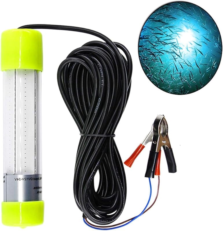 Underwater Fishing Light Super Bright 16000 Lumens 20W 12V LED ...