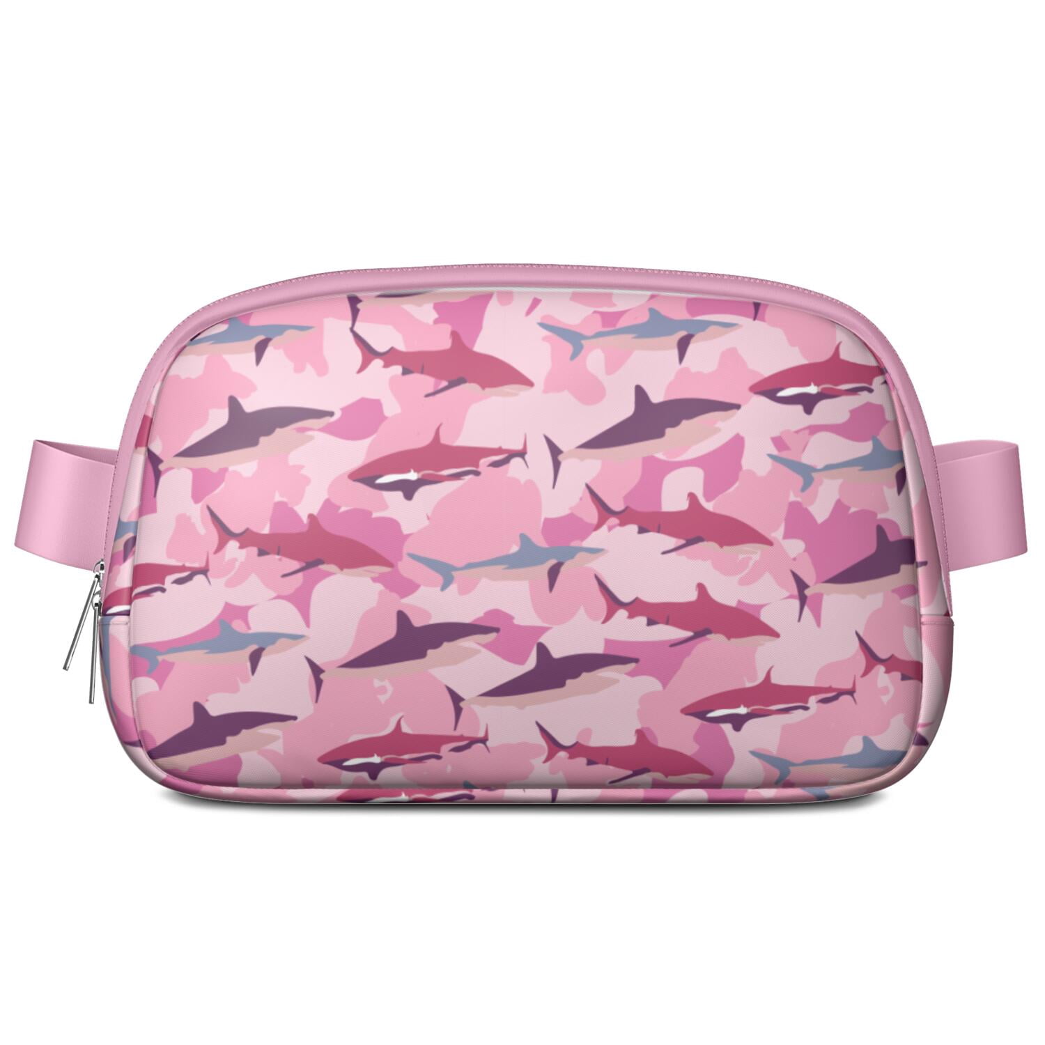 Underwater Marine Print Fanny Pack – Cute Cartoon Shark, Whale ...