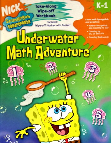 Pre-Owned Underwater Math Adventure [With Marker] (Nick Spongebob ...