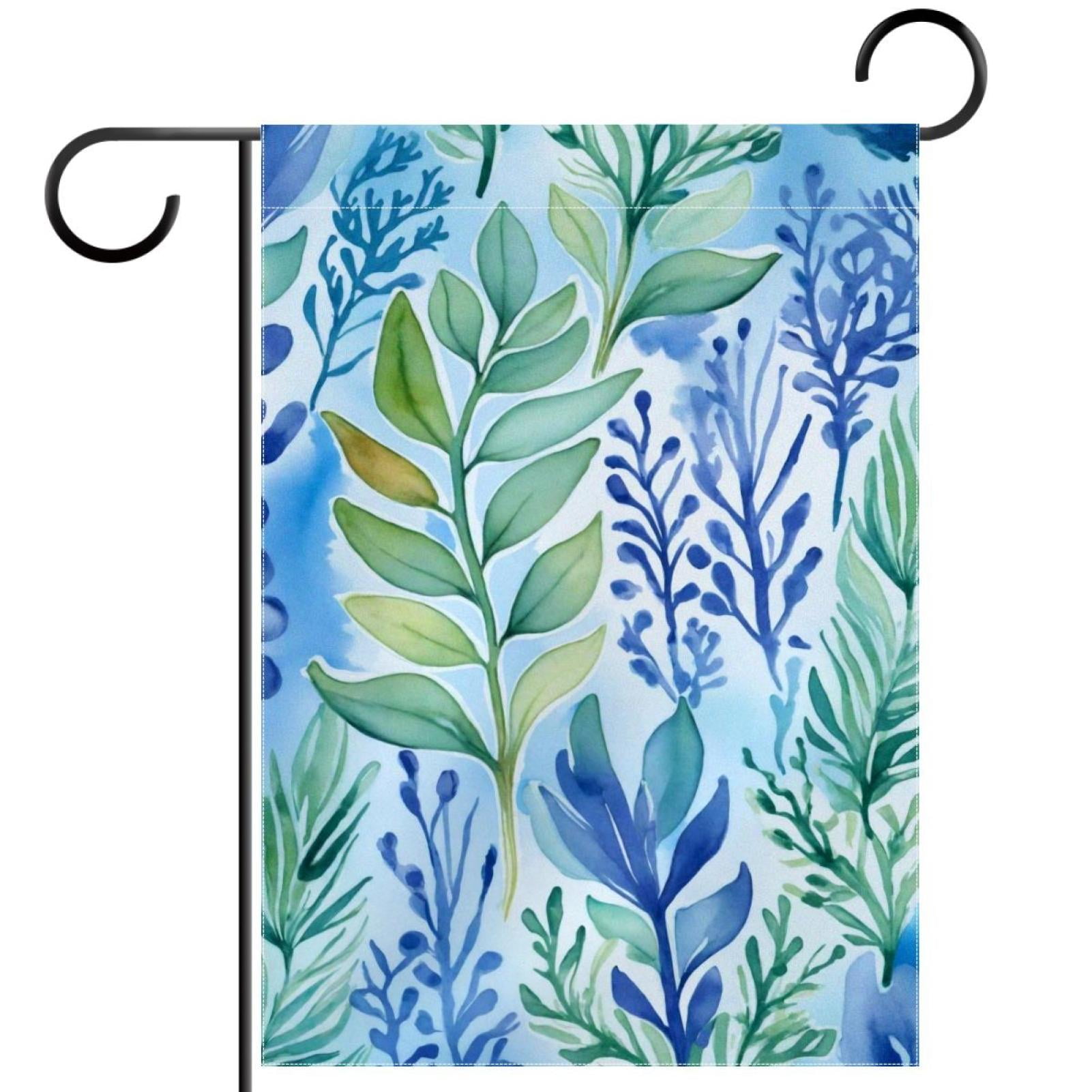 Underwater Plants Design Garden Flag Double Sided House Flag for ...